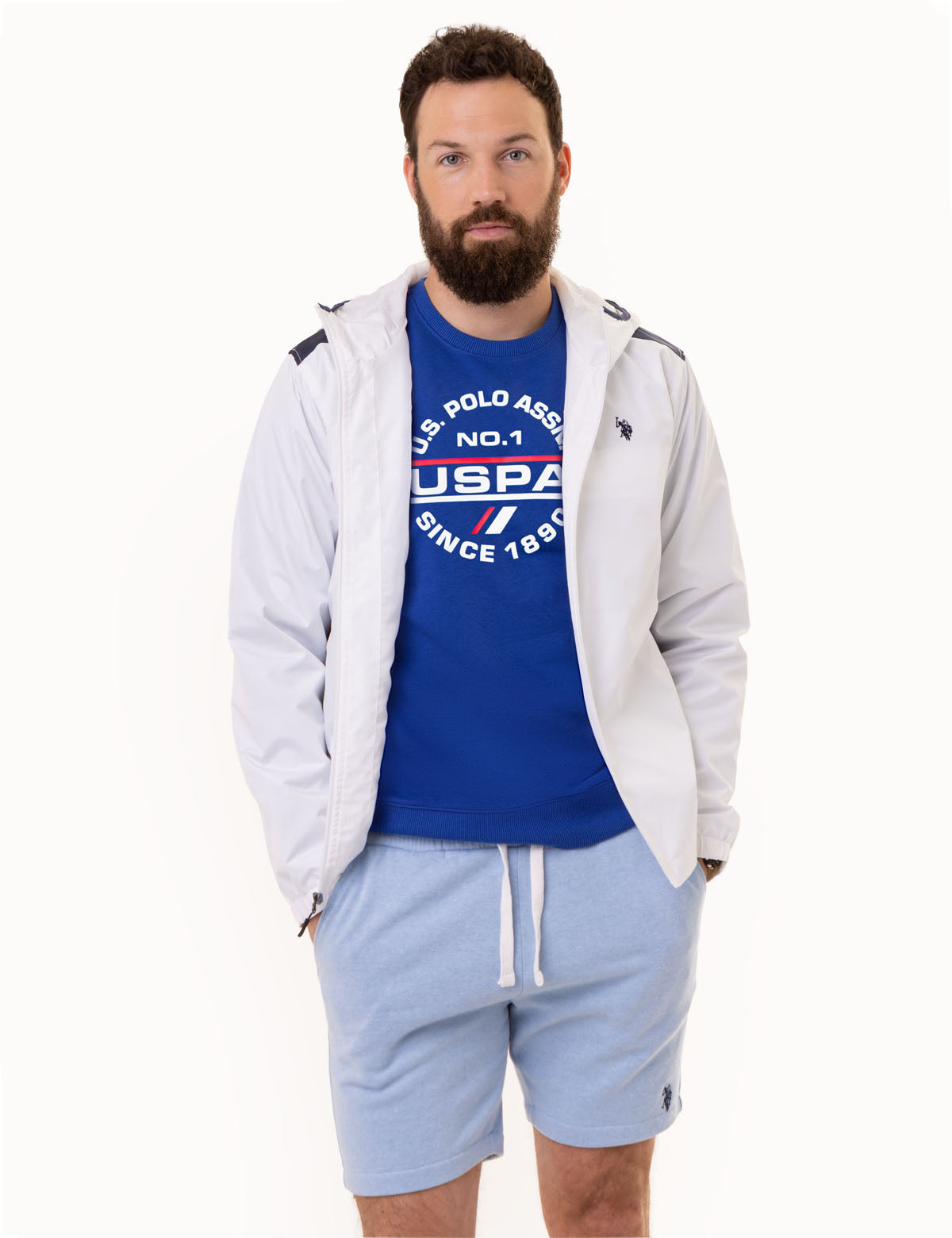 USPA SPORT COLORBLOCK WINDBREAKER– U.S. Polo Assn.