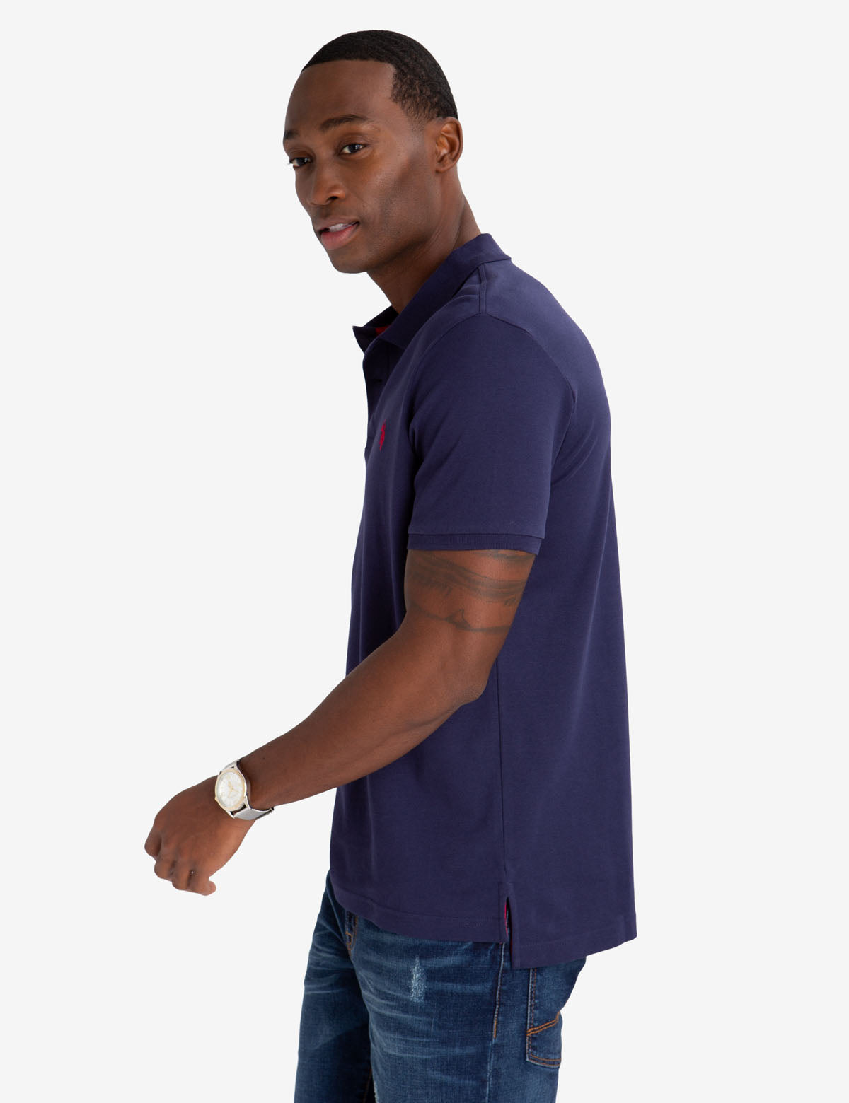 SOLID INTERLOCK POLO SHIRT– U.S. Polo Assn.