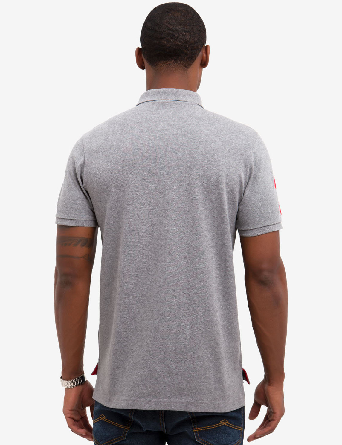 MULTI COLOR BIG LOGO SOLID POLO SHIRT– U.S. Polo Assn.