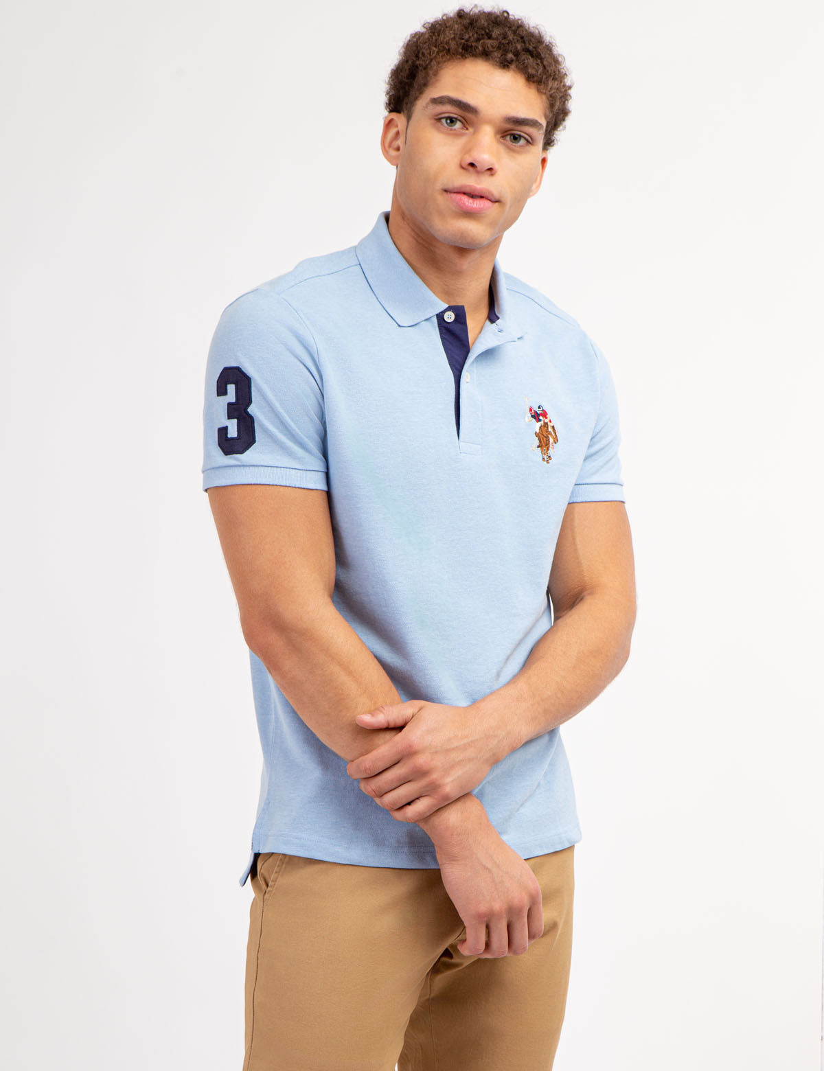 MULTI COLOR BIG LOGO POLO SHIRT– U.S. Polo Assn.