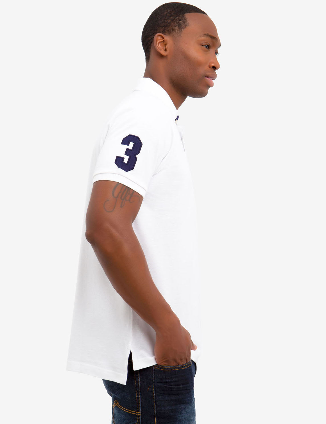 MULTI COLOR BIG LOGO SOLID POLO SHIRT– U.S. Polo Assn.