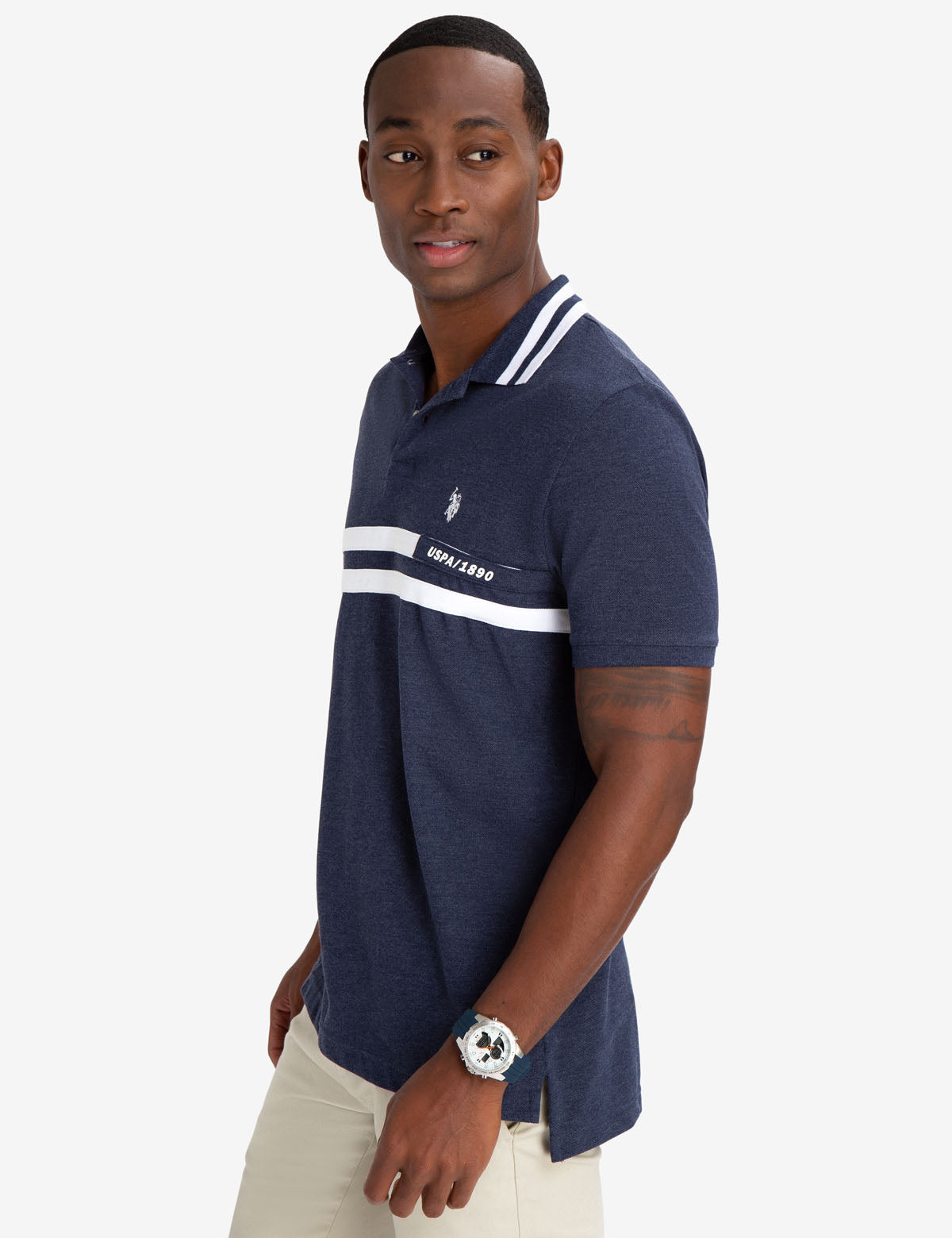 RUBBER DETAIL POLO SHIRT– U.S. Polo Assn.