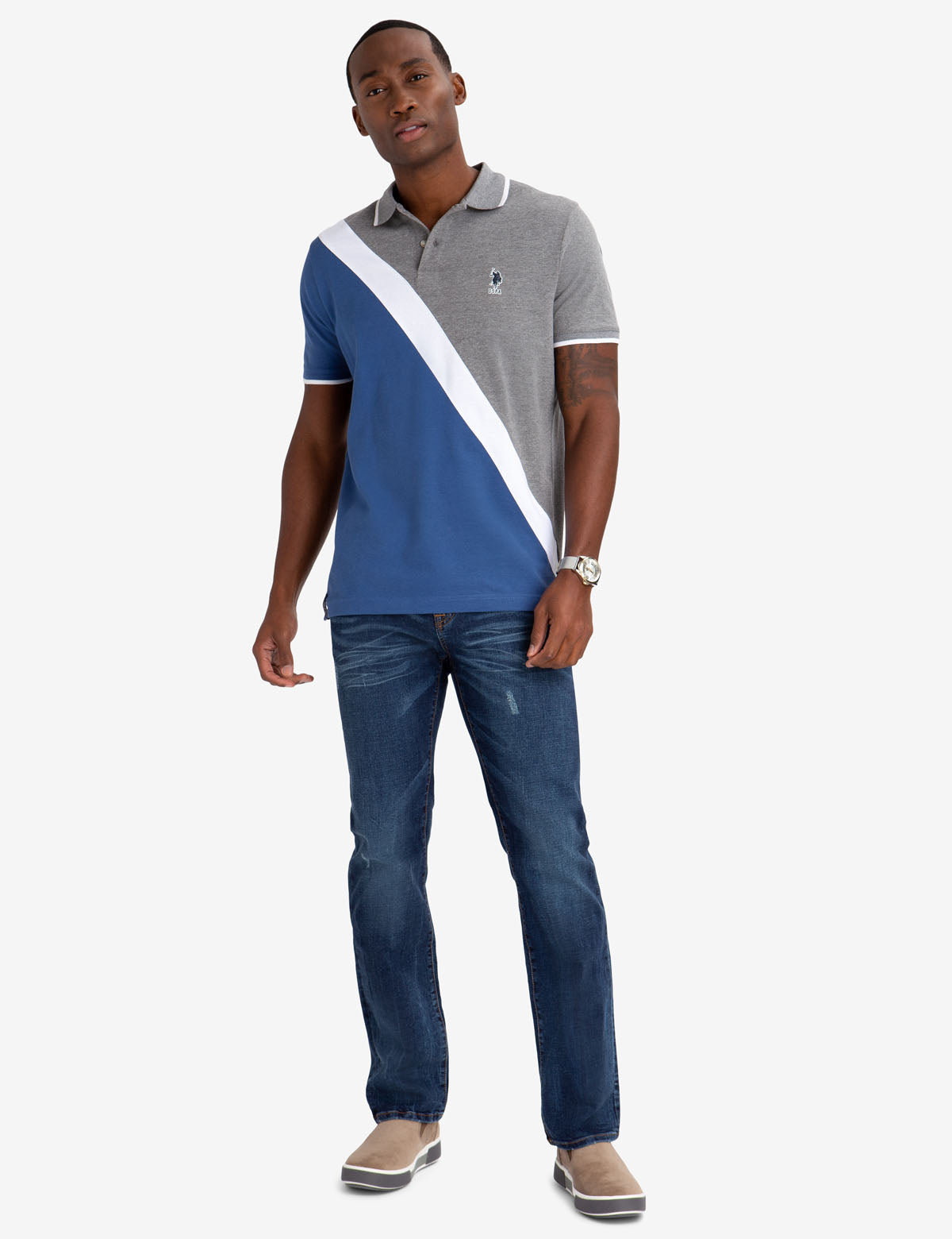 RUBBER LOGO POLO SHIRT– U.S. Polo Assn.