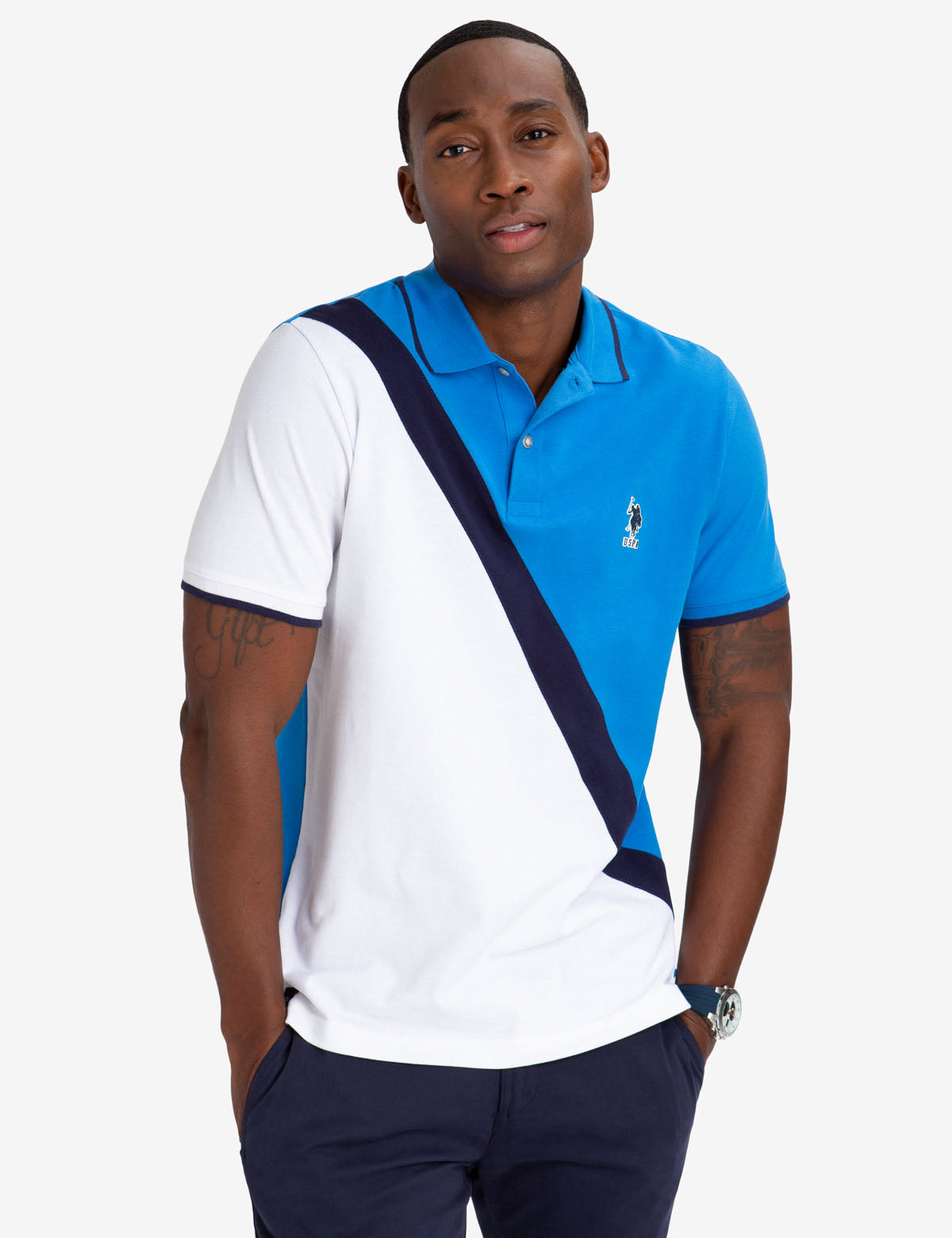 RUBBER LOGO POLO SHIRT– U.S. Polo Assn.