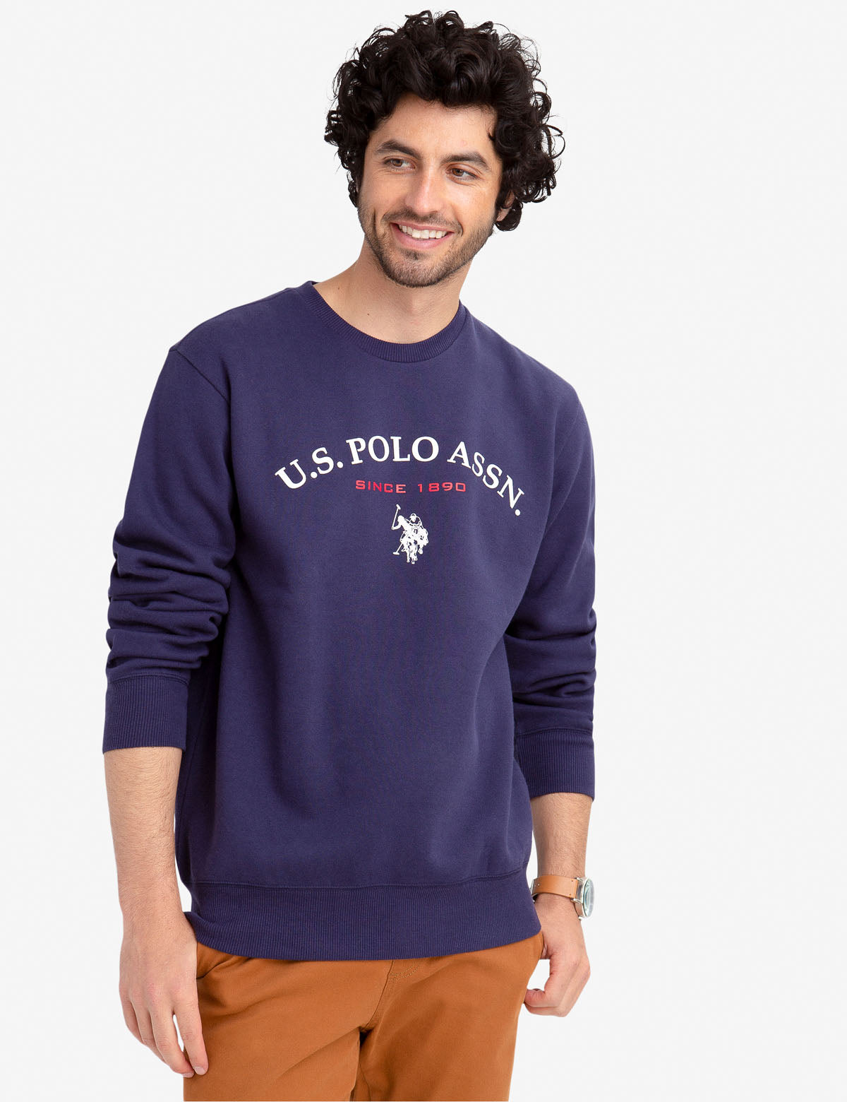 USPA ARCH LOGO CREWNECK SWEATSHIRT– U.S. Polo Assn.