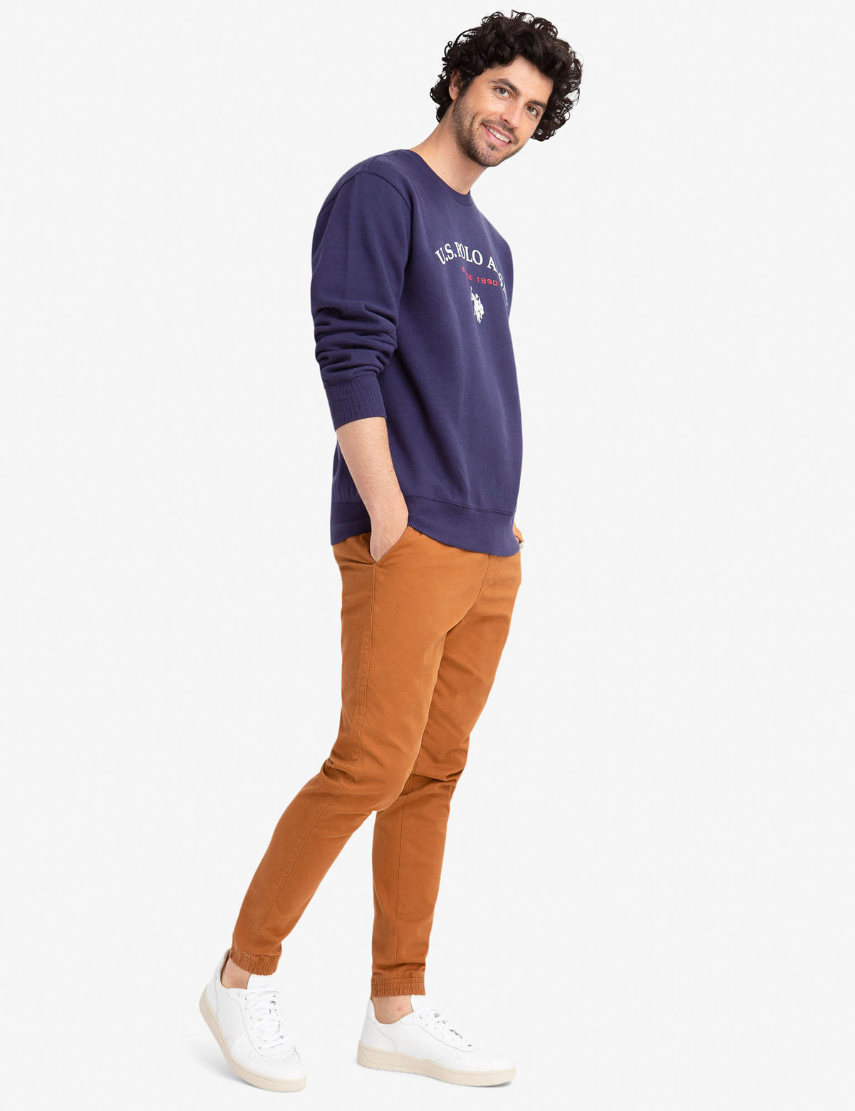 USPA ARCH LOGO CREWNECK SWEATSHIRT– U.S. Polo Assn.