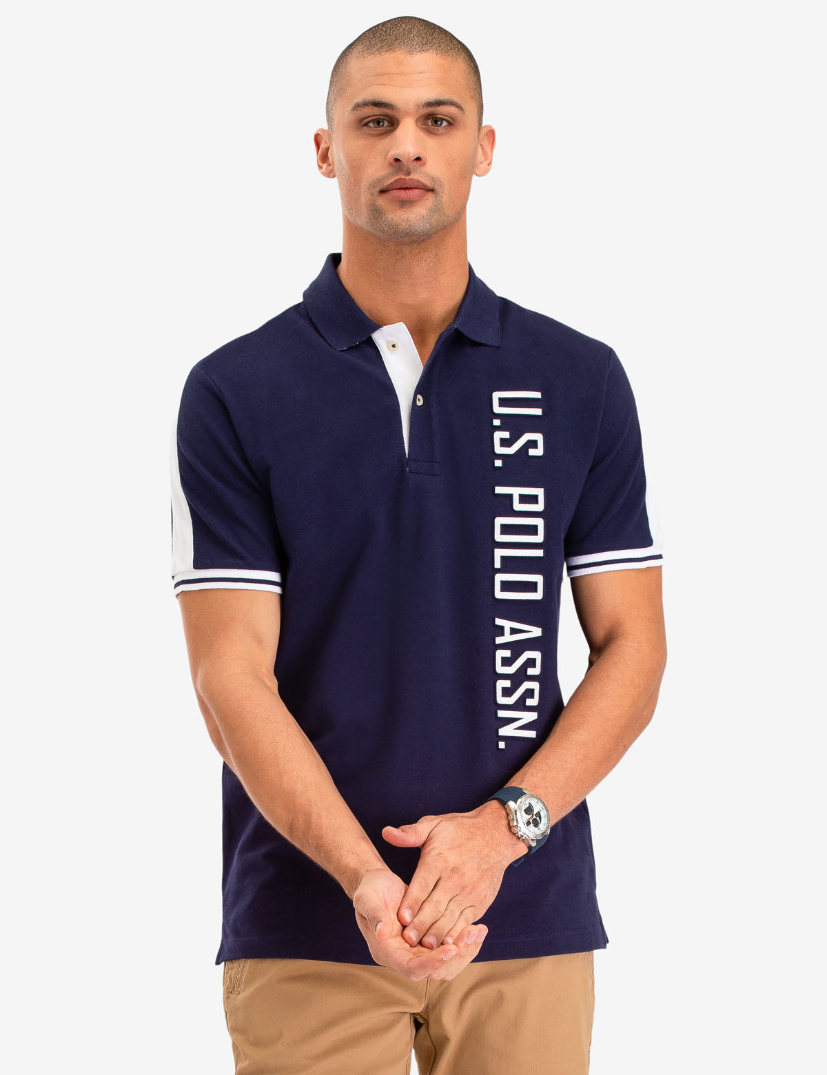 USPA VERTICAL LOGO POLO SHIRT– U.S. Polo Assn.