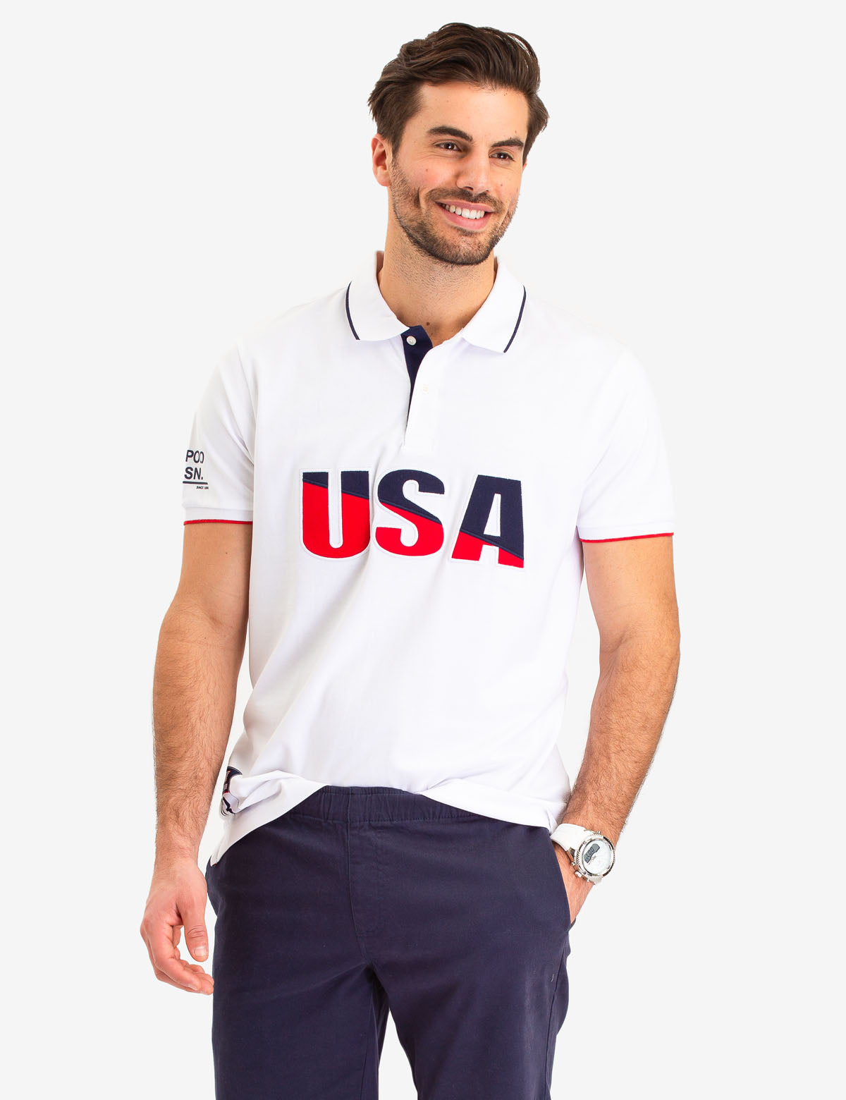 USA APPLIQUED LOGO POLO SHIRT– U.S. Polo Assn.