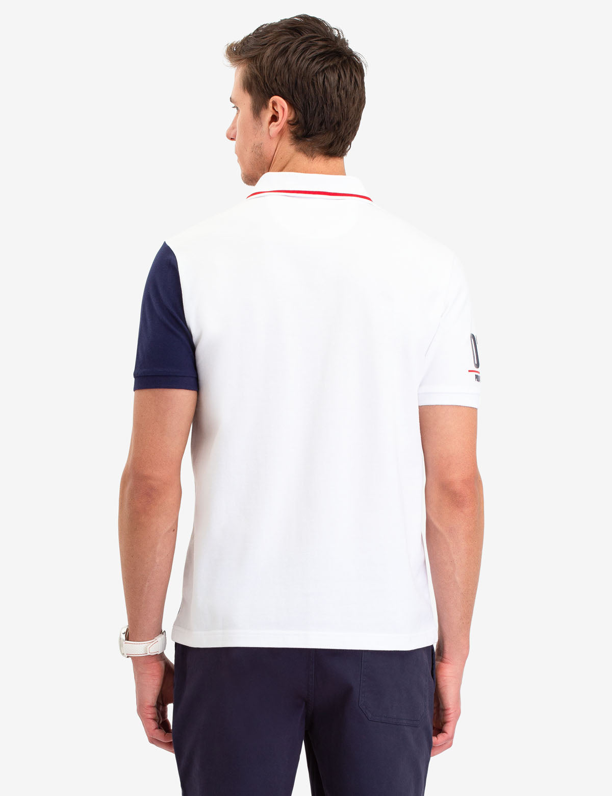 USPA FLAG VERTICAL STRIPE POLO SHIRT– U.S. Polo Assn.