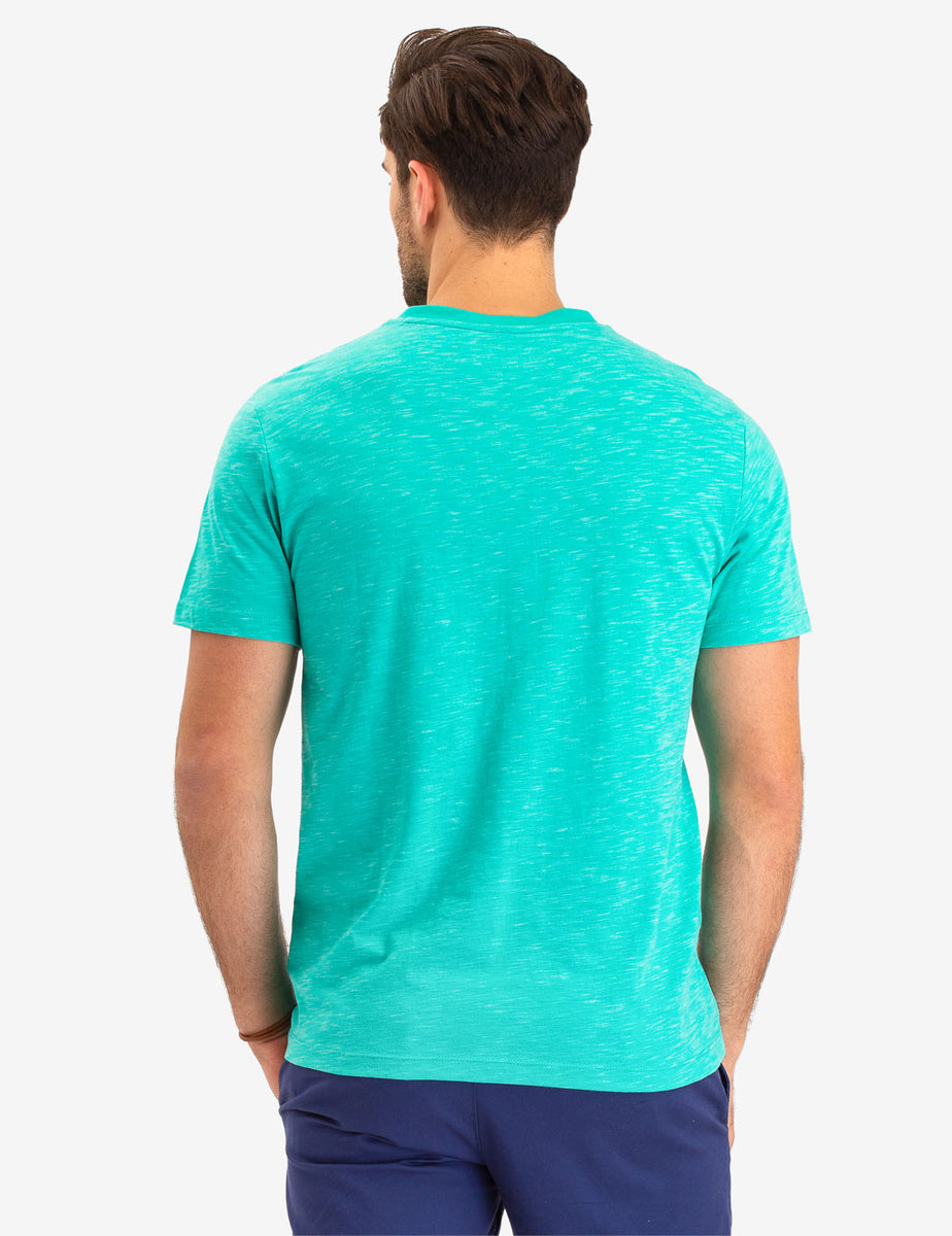 SPACE DYE V-NECK T-SHIRT– U.S. Polo Assn.
