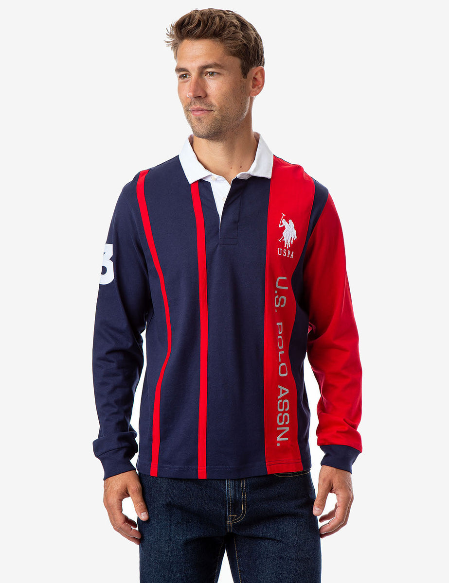 COLORBLOCK LONG SLEEVE POLO SHIRT– U.S. Polo Assn.