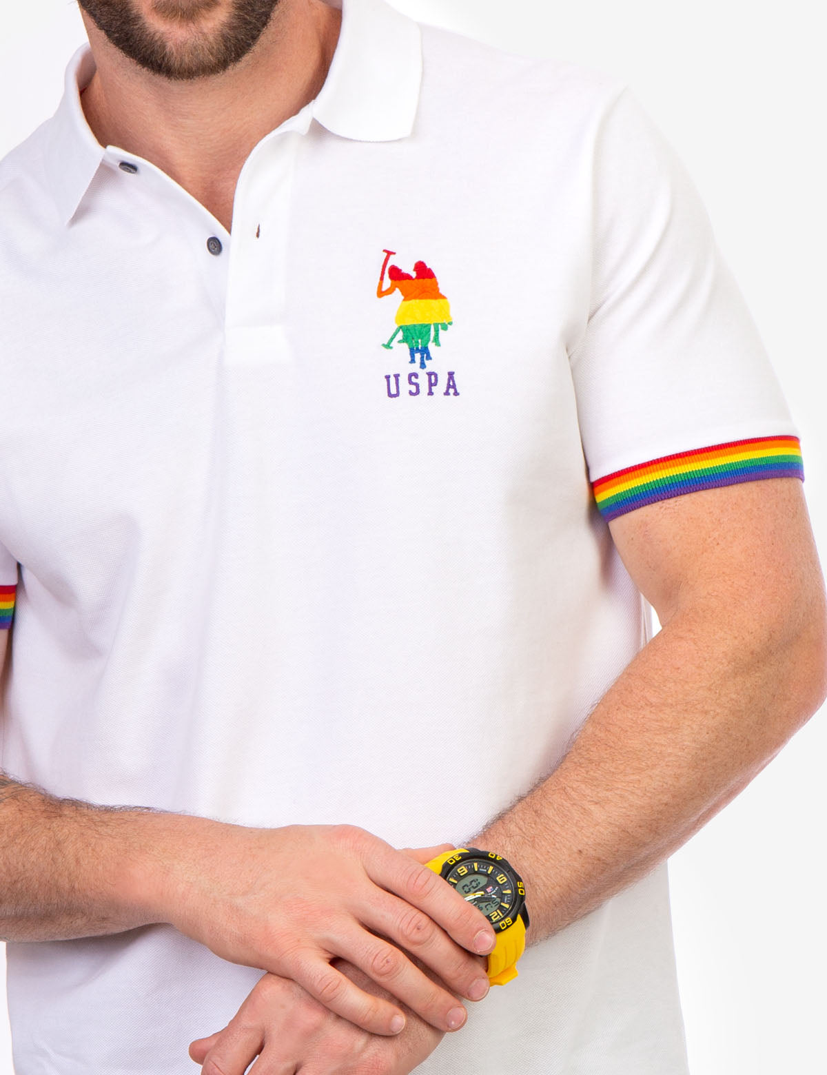 PRIDE SOLID POLO SHIRT– U.S. Polo Assn.