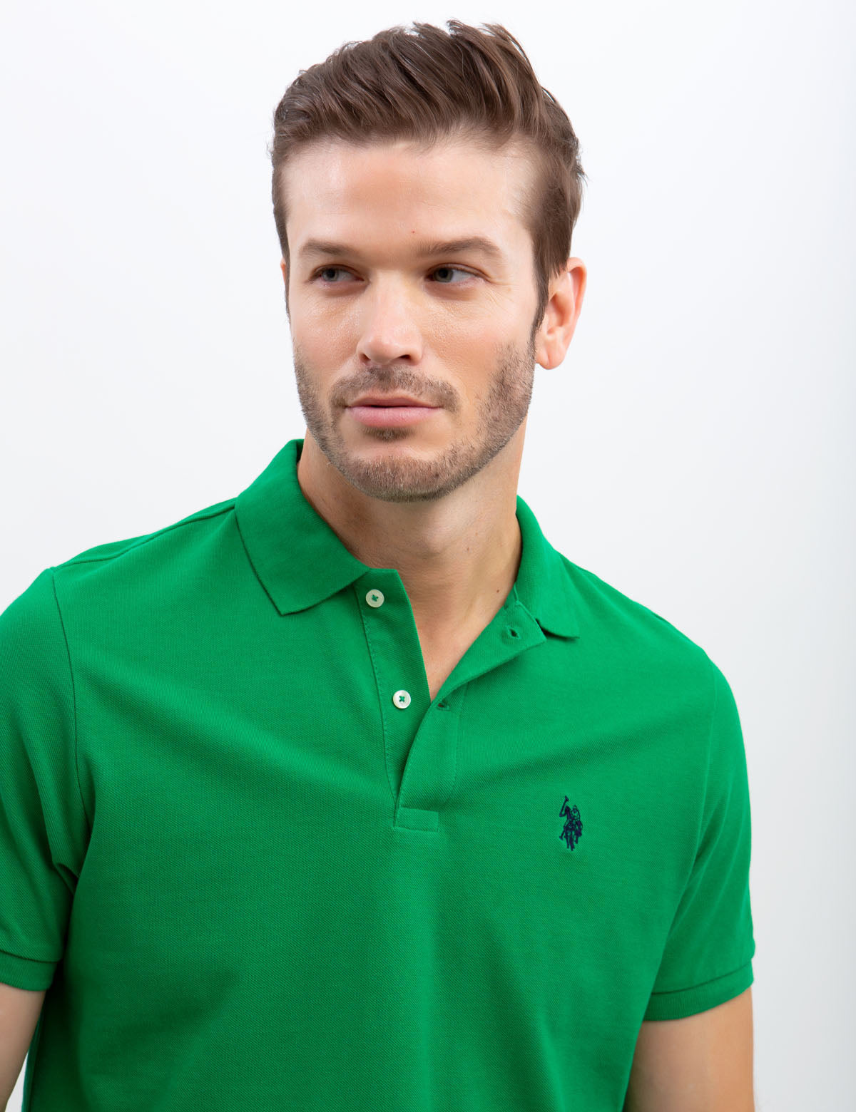 SOLID PIQUE SMALL LOGO POLO SHIRT– U.S. Polo Assn.