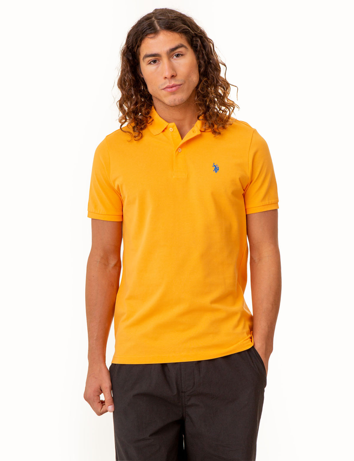 SOLID PIQUE SMALL LOGO POLO SHIRT– U.S. Polo Assn.
