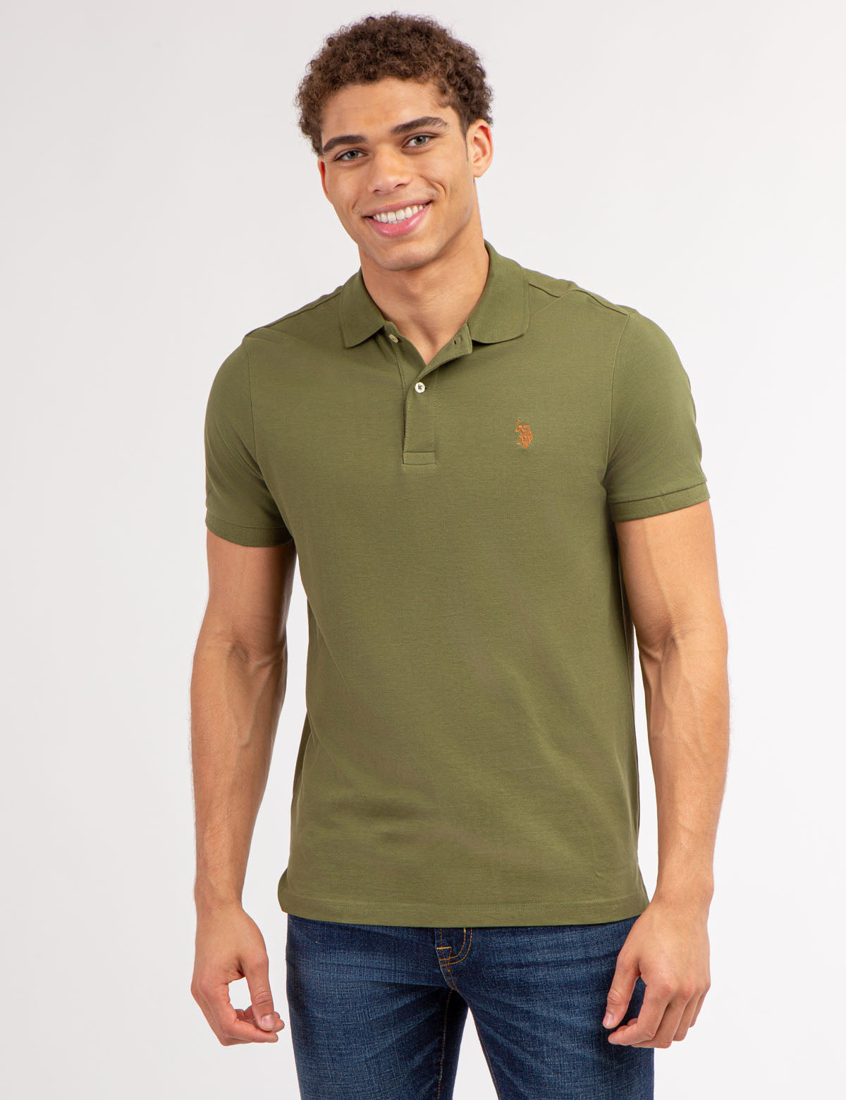 SOLID PIQUE SMALL LOGO POLO SHIRT– U.S. Polo Assn.