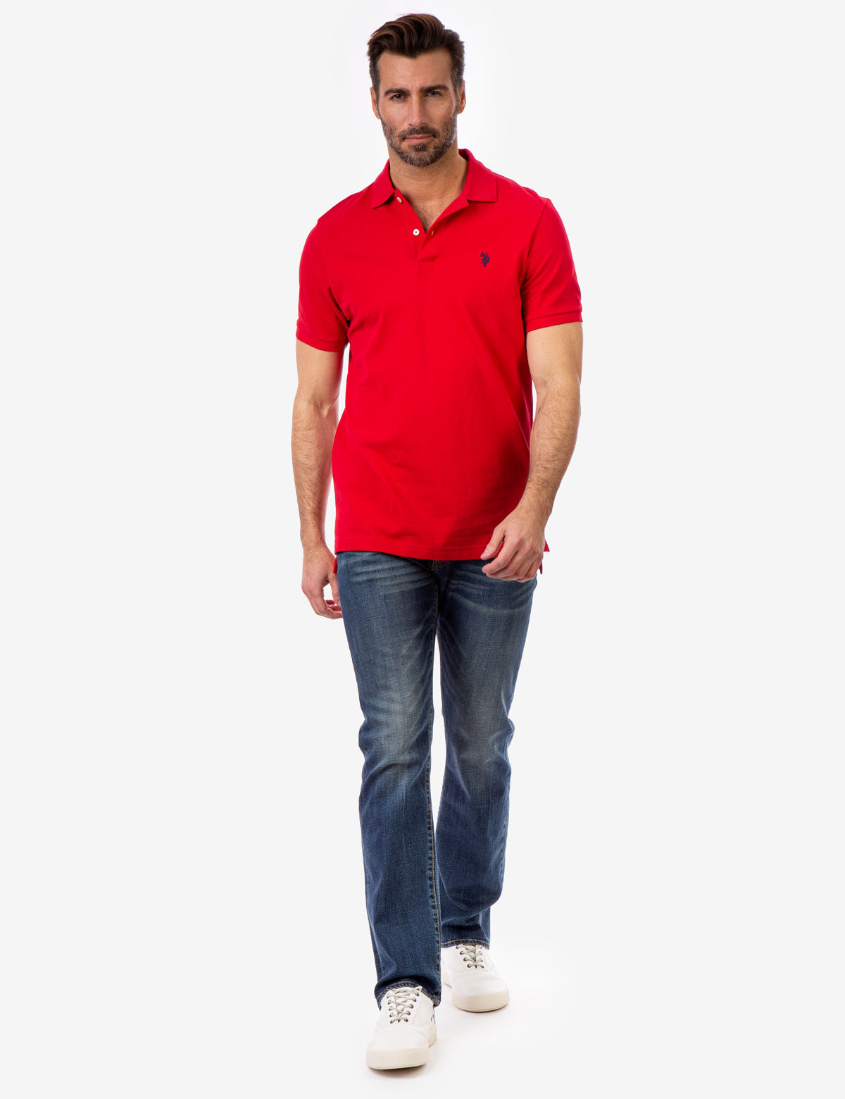 SOLID PIQUE SMALL LOGO POLO SHIRT– U.S. Polo Assn.