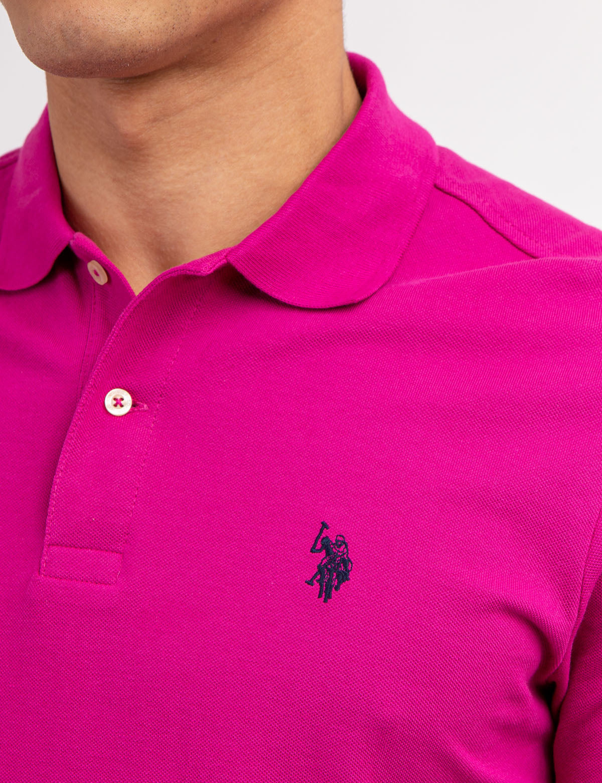 SOLID PIQUE SMALL LOGO POLO SHIRT– U.S. Polo Assn.
