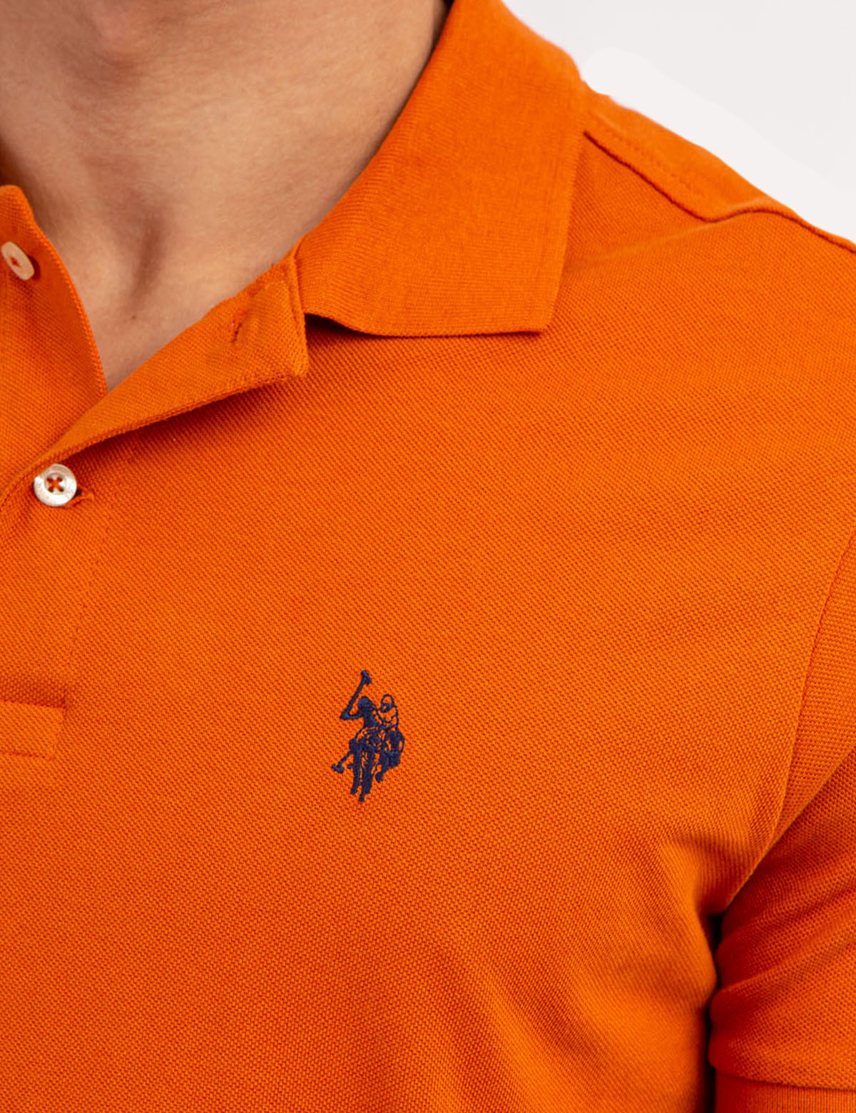SOLID PIQUE SMALL LOGO POLO SHIRT– U.S. Polo Assn.