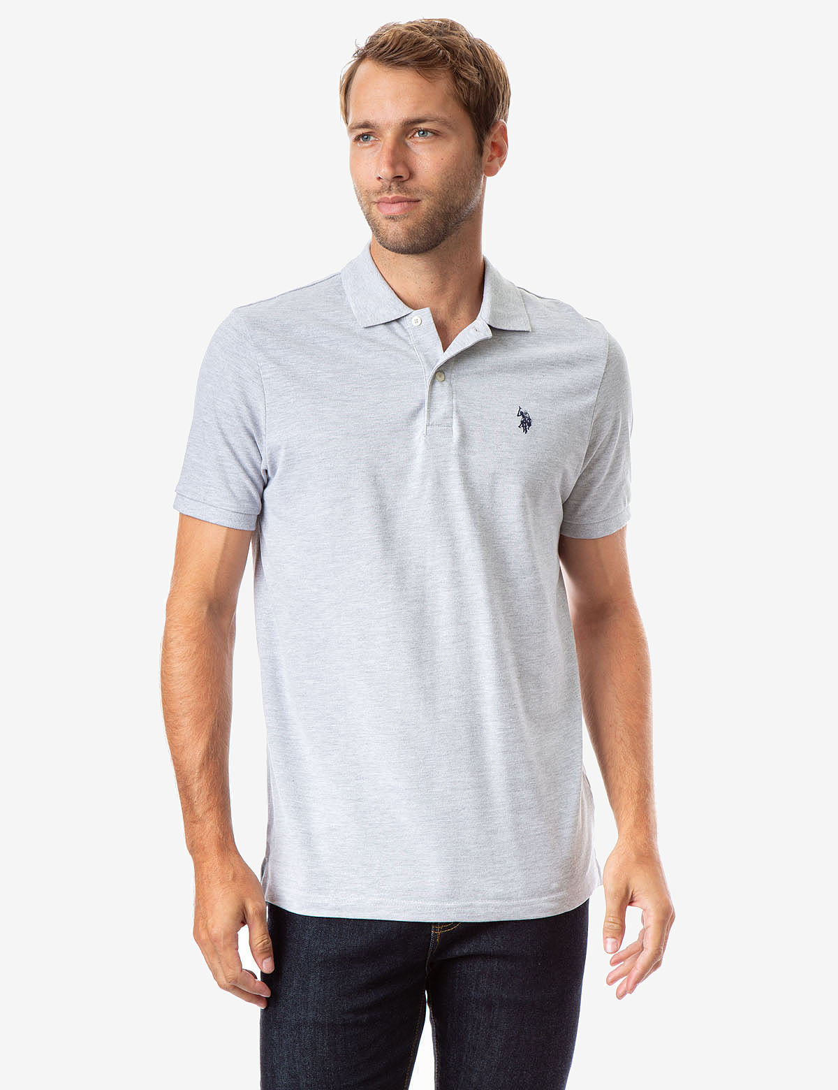 SOLID PIQUE SMALL LOGO POLO SHIRT– U.S. Polo Assn.