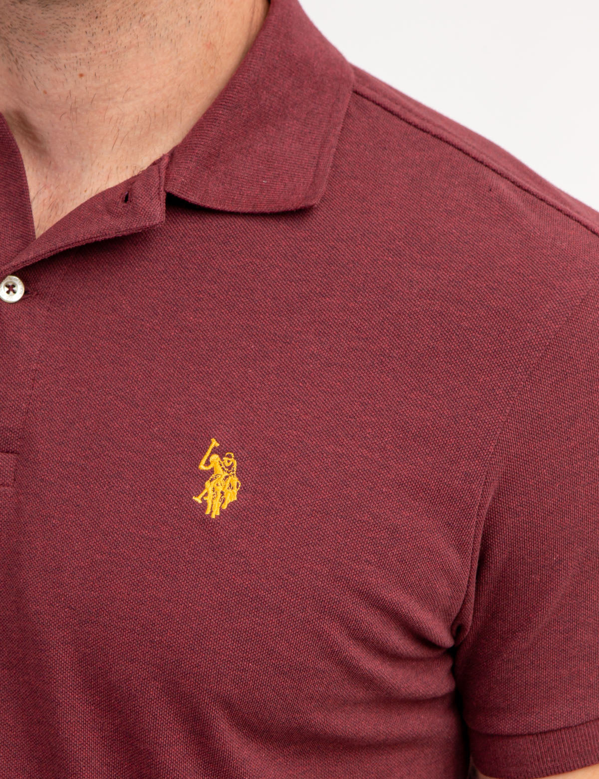 SOLID PIQUE SMALL LOGO POLO SHIRT– U.S. Polo Assn.