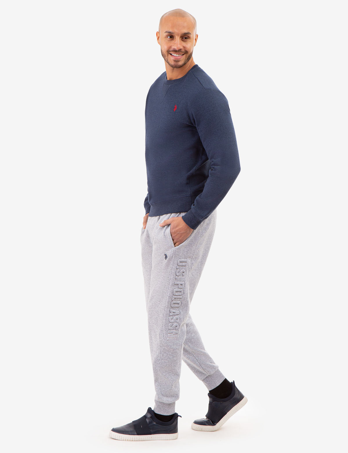 SOLID CREW NECK SWEATSHIRT– U.S. Polo Assn.