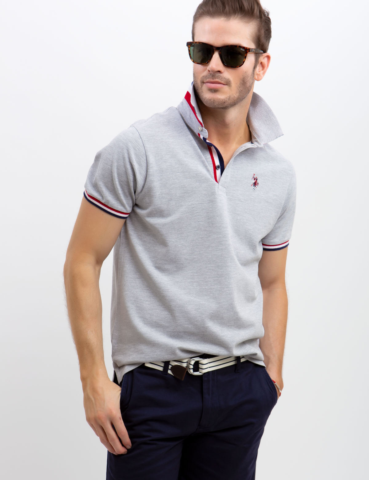 MULTI TIPPED POLO SHIRT– U.S. Polo Assn.