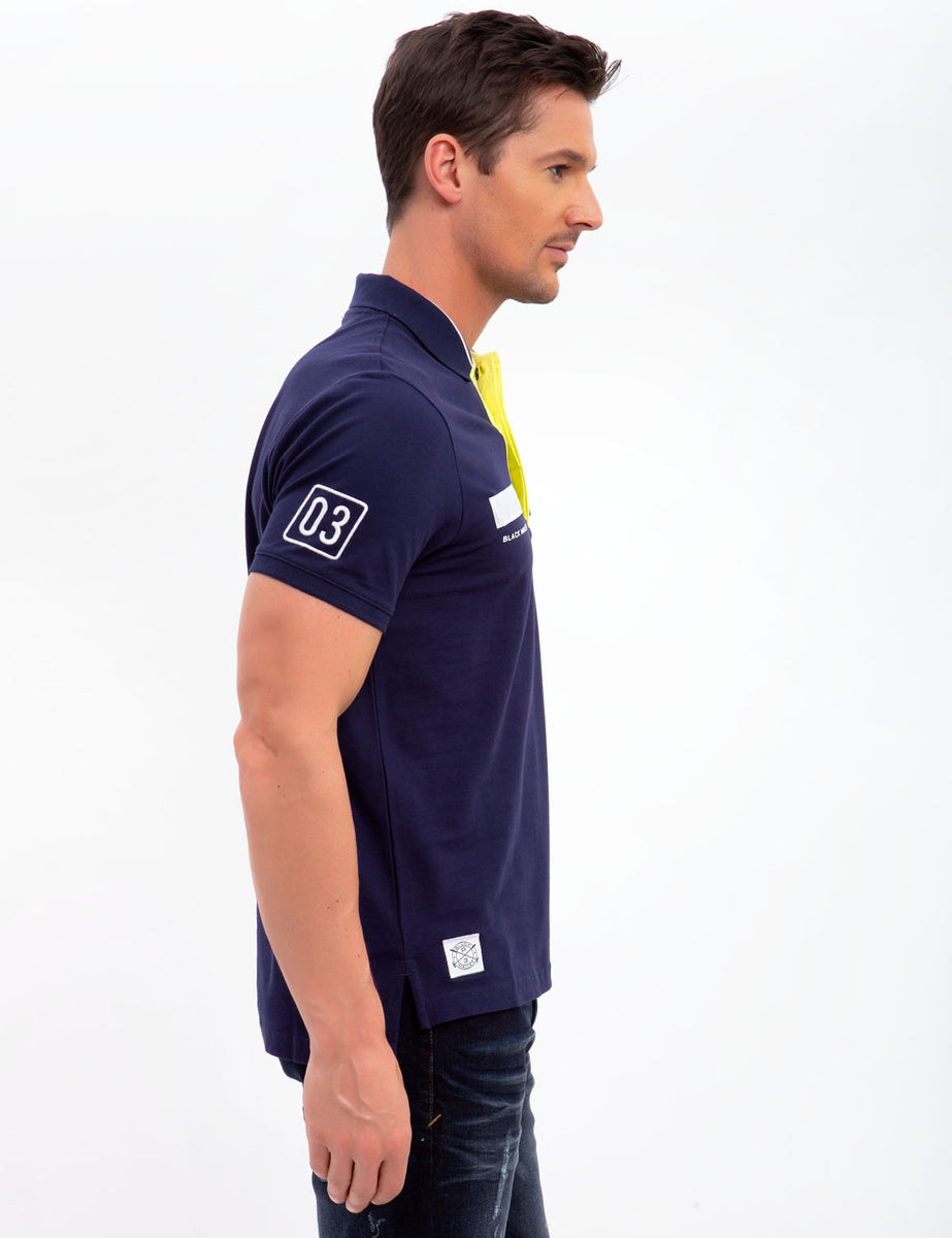 BLACK MALLET REFLECTIVE PATCH POLO SHIRT– U.S. Polo Assn.