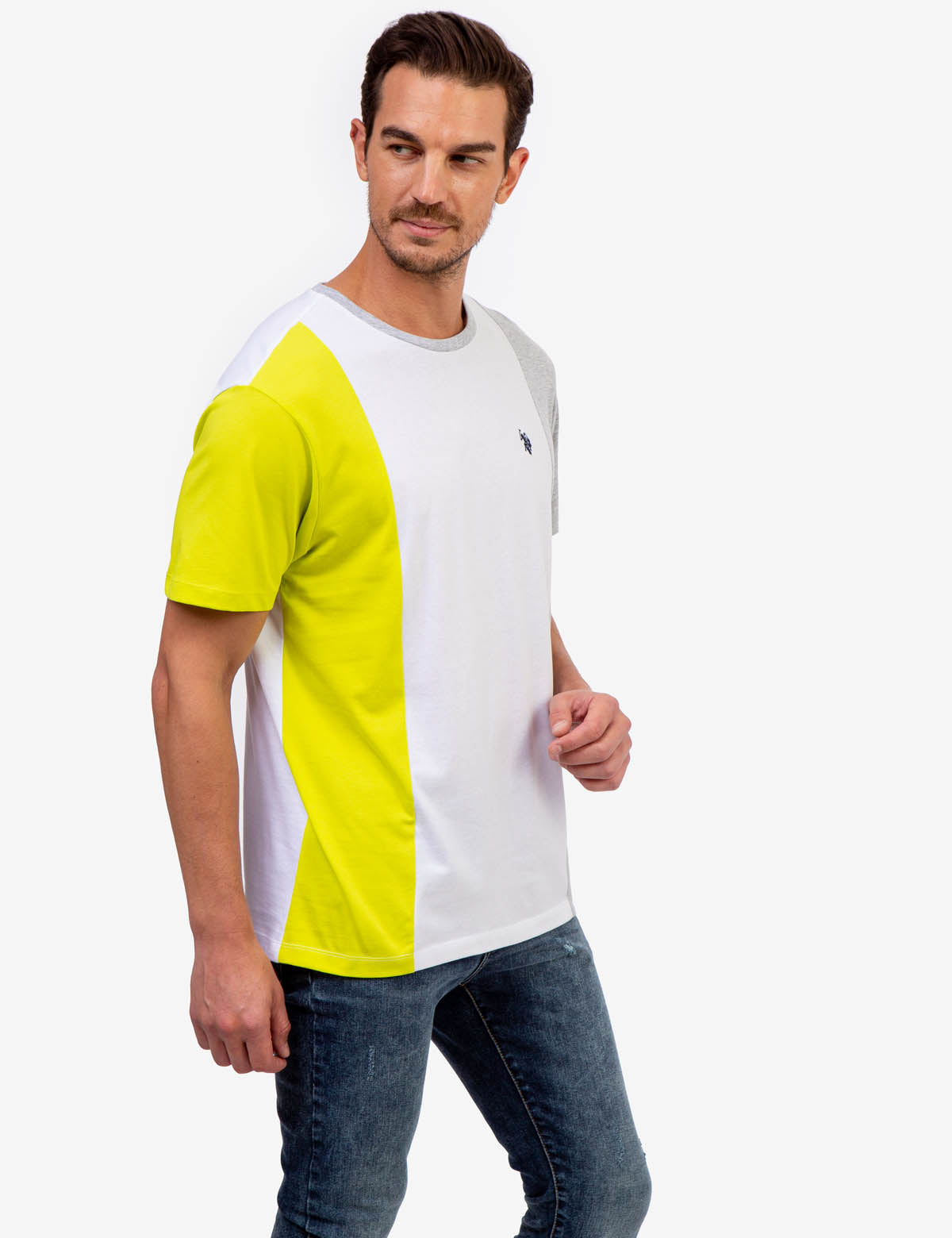 TRI COLORBLOCK T-SHIRT– U.S. Polo Assn.