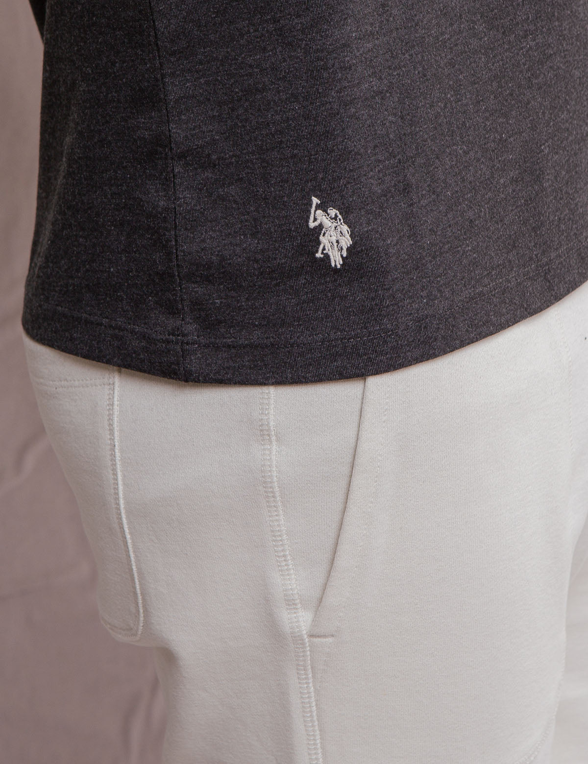 WHITE LABEL SUPIMA COTTON CREW NECK T-SHIRT– U.S. Polo Assn.