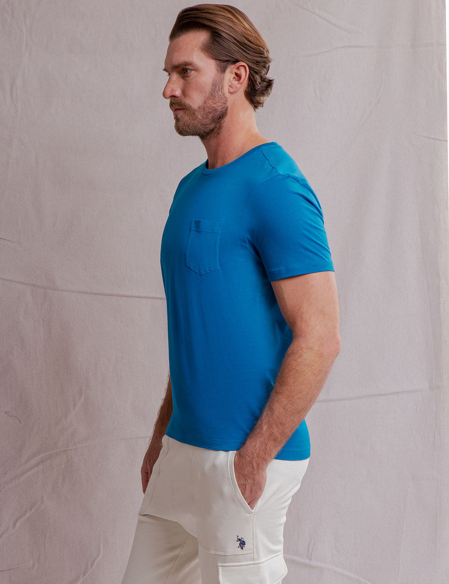 WHITE LABEL SUPIMA COTTON POCKET T-SHIRT– U.S. Polo Assn.