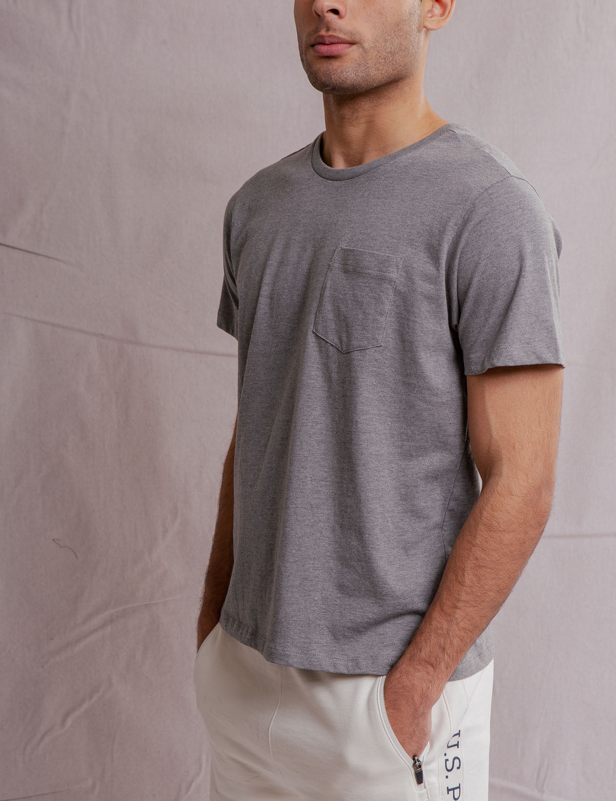 WHITE LABEL SUPIMA COTTON POCKET T-SHIRT– U.S. Polo Assn.
