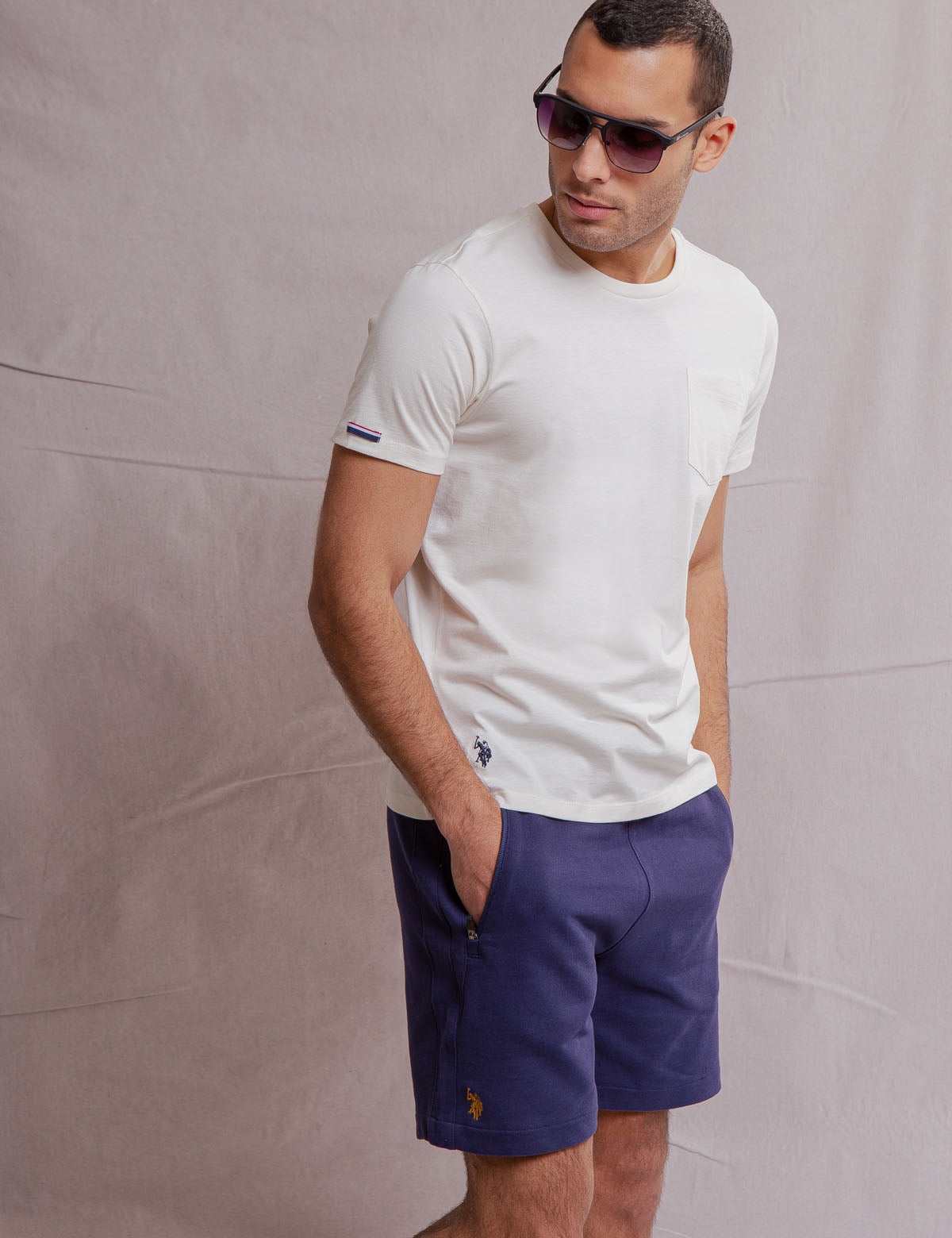 WHITE LABEL SUPIMA COTTON POCKET T-SHIRT– U.S. Polo Assn.
