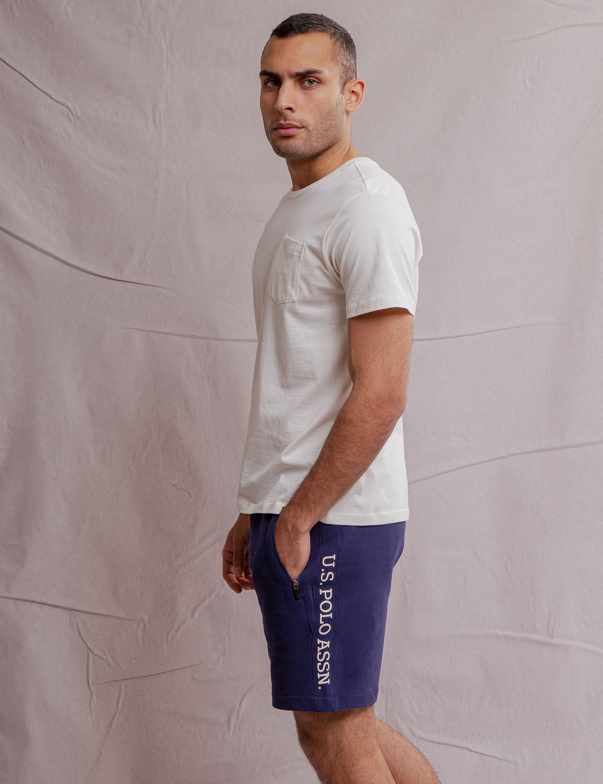 WHITE LABEL SUPIMA COTTON POCKET T-SHIRT– U.S. Polo Assn.