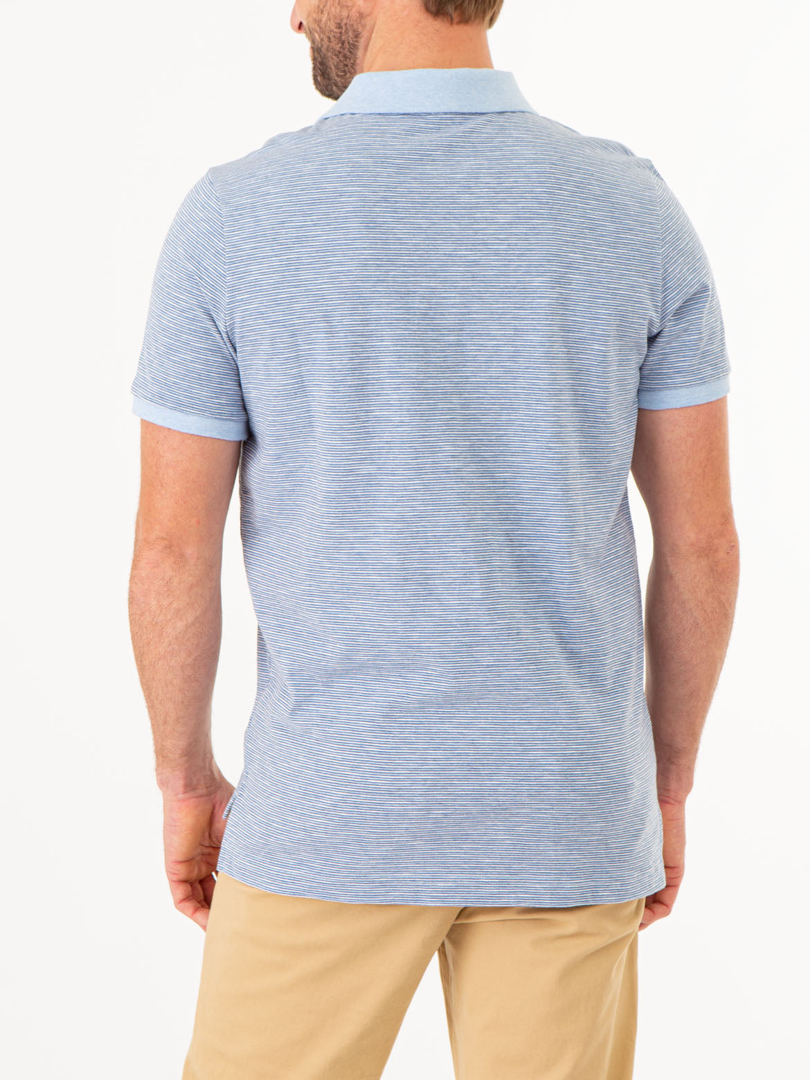 STRIPED SLUB JERSEY POLO SHIRT– U.S. Polo Assn.