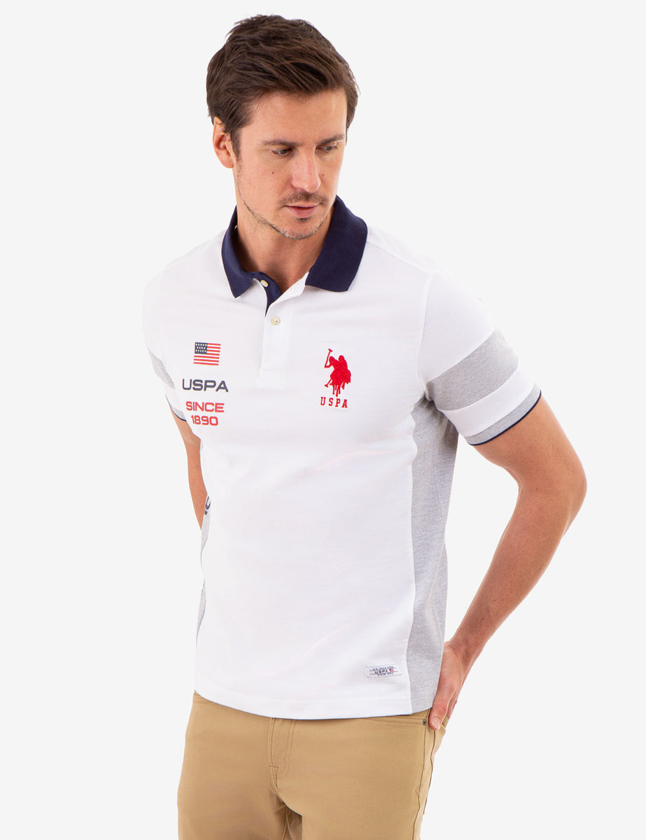COLORBLOCK USPA PIQUE POLO SHIRT– U.S. Polo Assn.