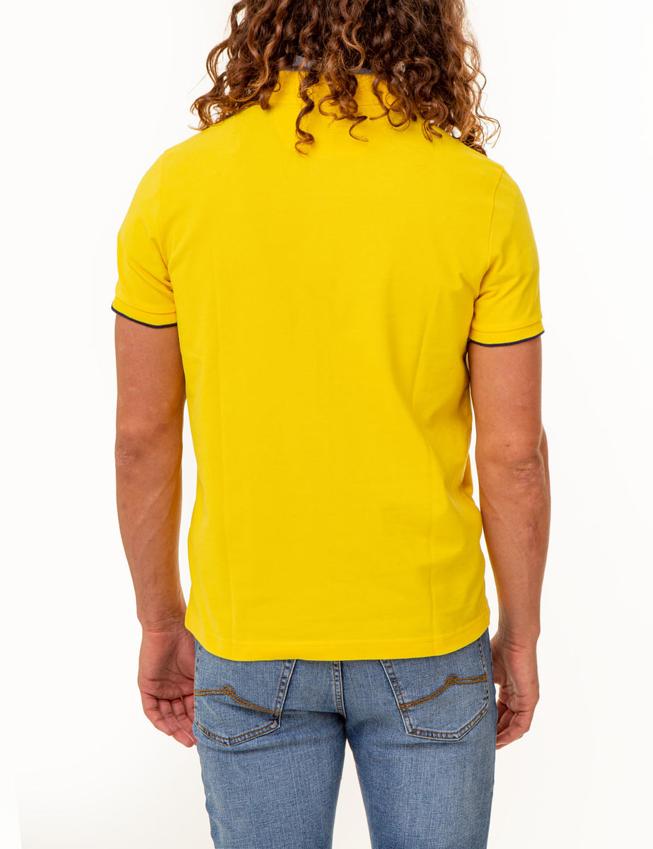 PIECED SIGNATURE STRIPE PIQUE POLO SHIRT– U.S. Polo Assn.
