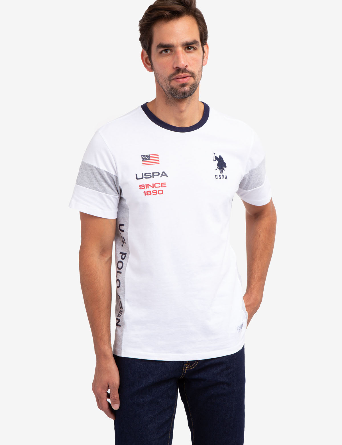 USPA COLORBLOCK JERSEY T-SHIRT– U.S. Polo Assn.