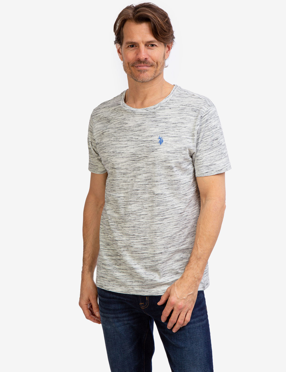 SPACE DYE JERSEY T-SHIRT– U.S. Polo Assn.