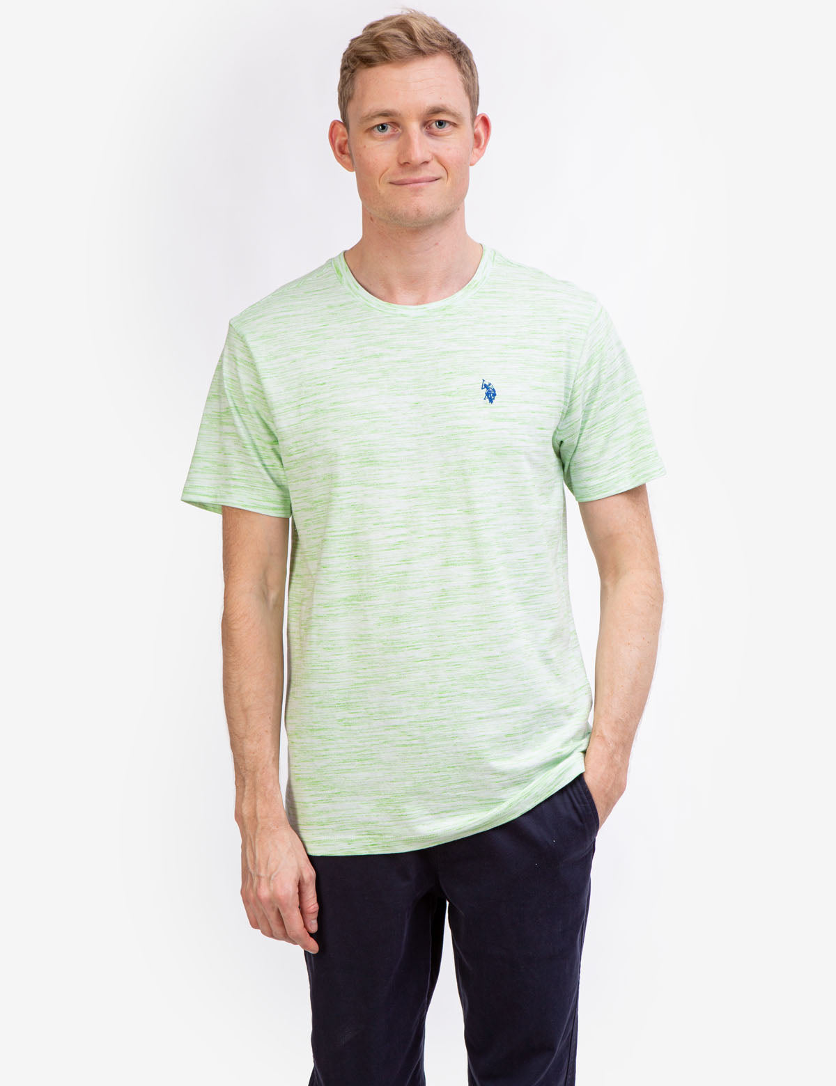 SPACE DYE JERSEY T-SHIRT– U.S. Polo Assn.