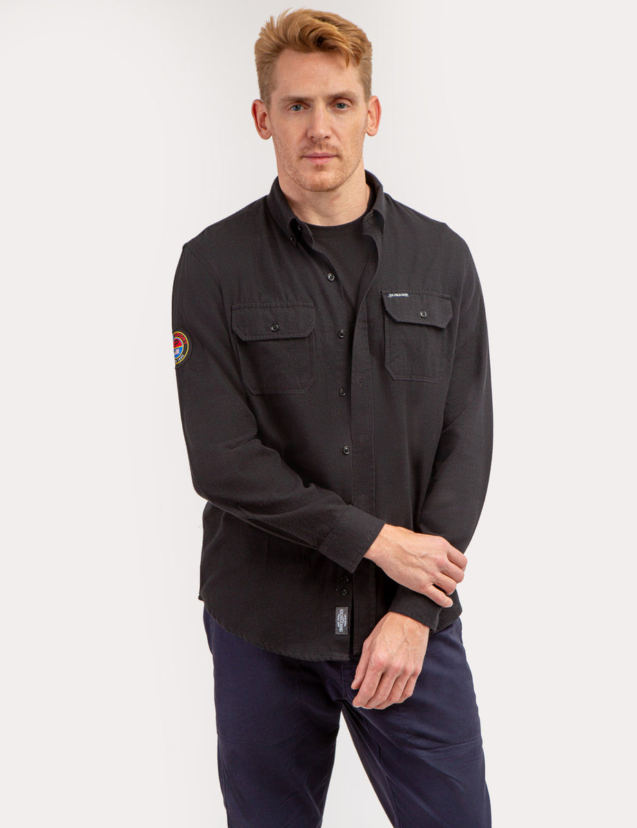 USPA SPORT PEACHED TWILL LONG SLEEVE SHIRT– U.S. Polo Assn.