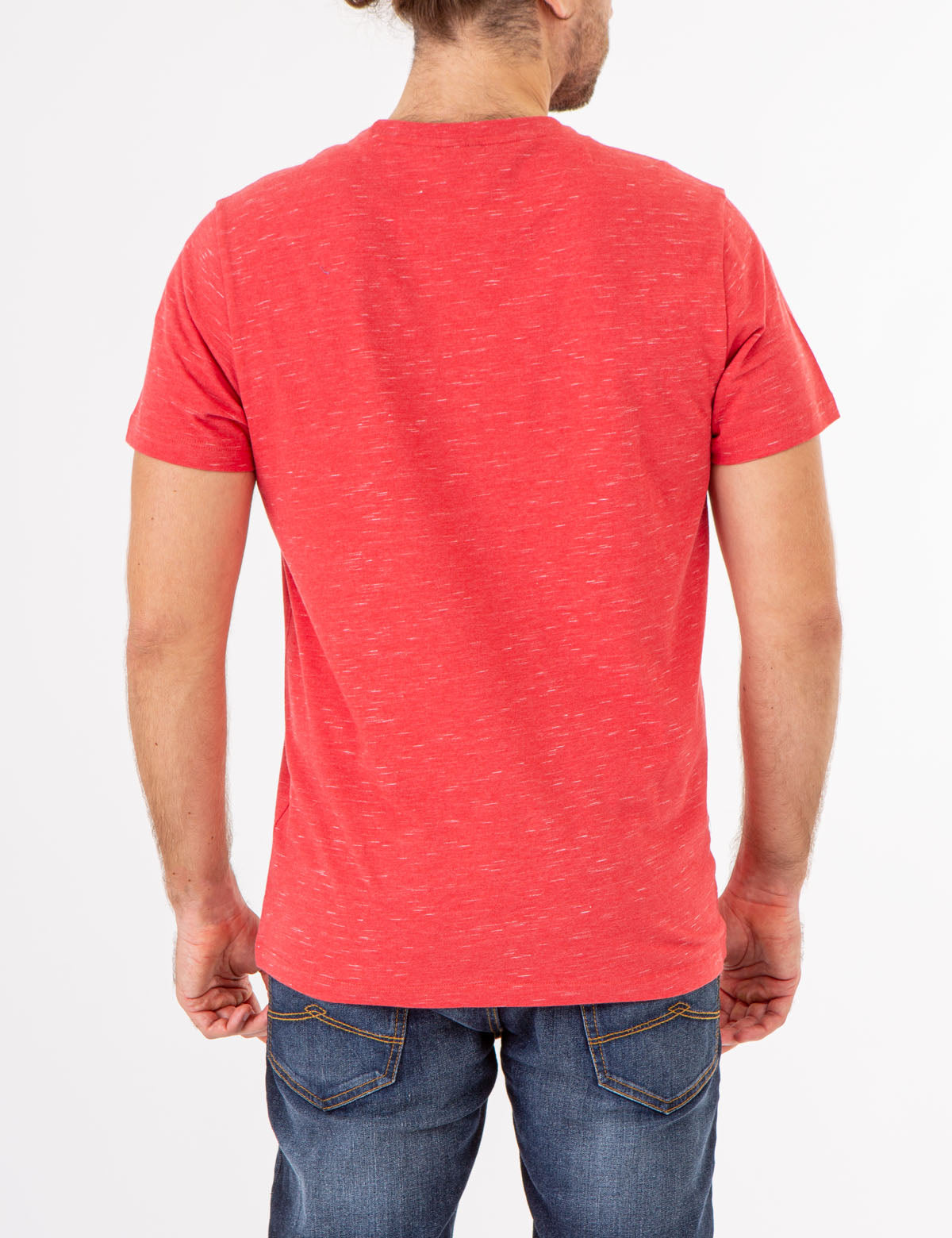 SPACE DYE CREW NECK T-SHIRT– U.S. Polo Assn.