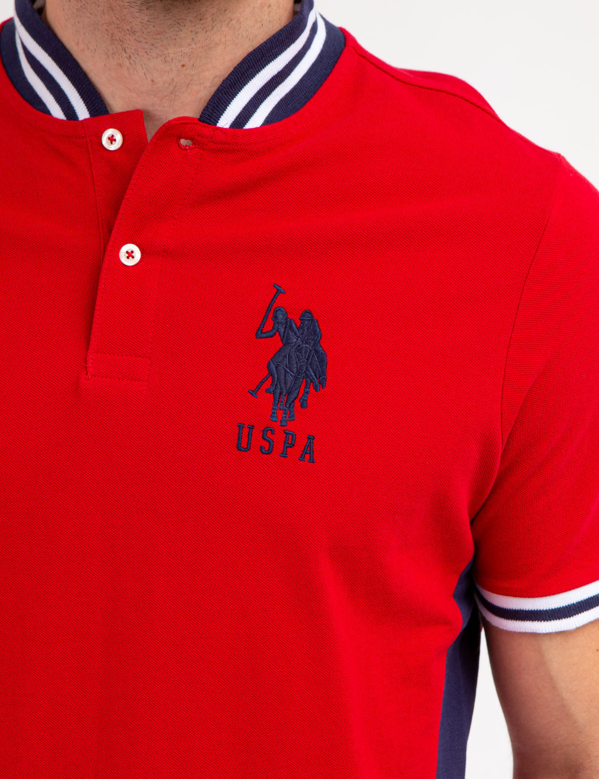 BASEBALL COLLAR PIQUE POLO SHIRT– U.S. Polo Assn.