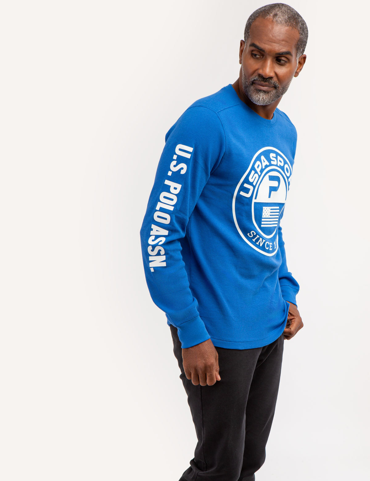 USPA SPORT THERMAL CREW PULLOVER– U.S. Polo Assn.