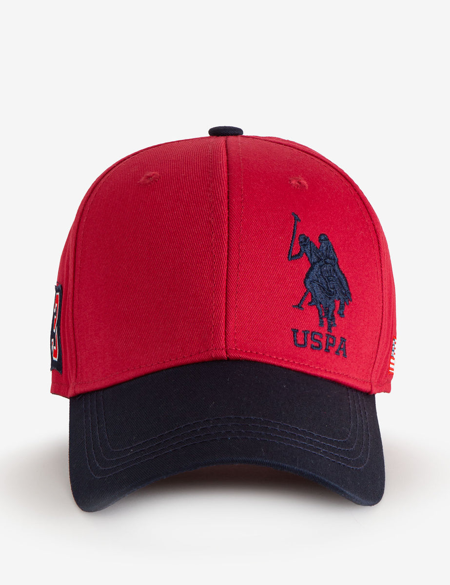 MENS MEDIUM SIDE LOGO AND CREST HAT– U.S. Polo Assn.