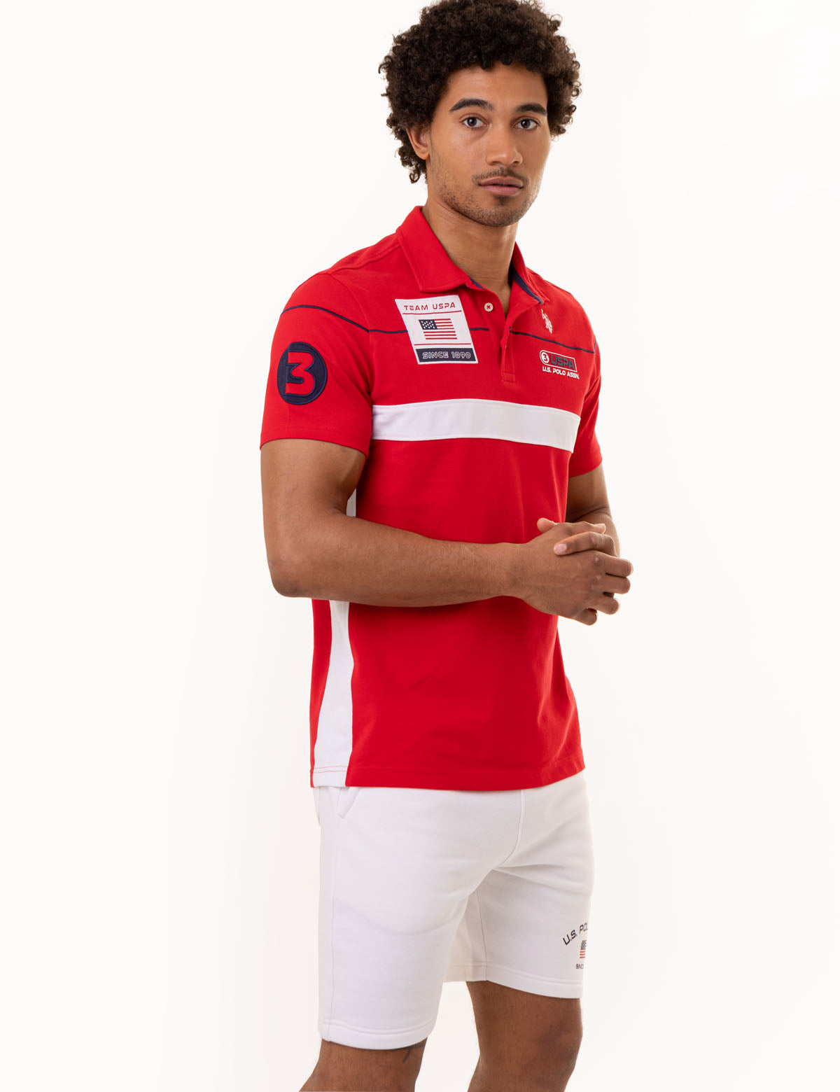 TEAM USPA GRAPHIC PIQUE POLO SHIRT– U.S. Polo Assn.