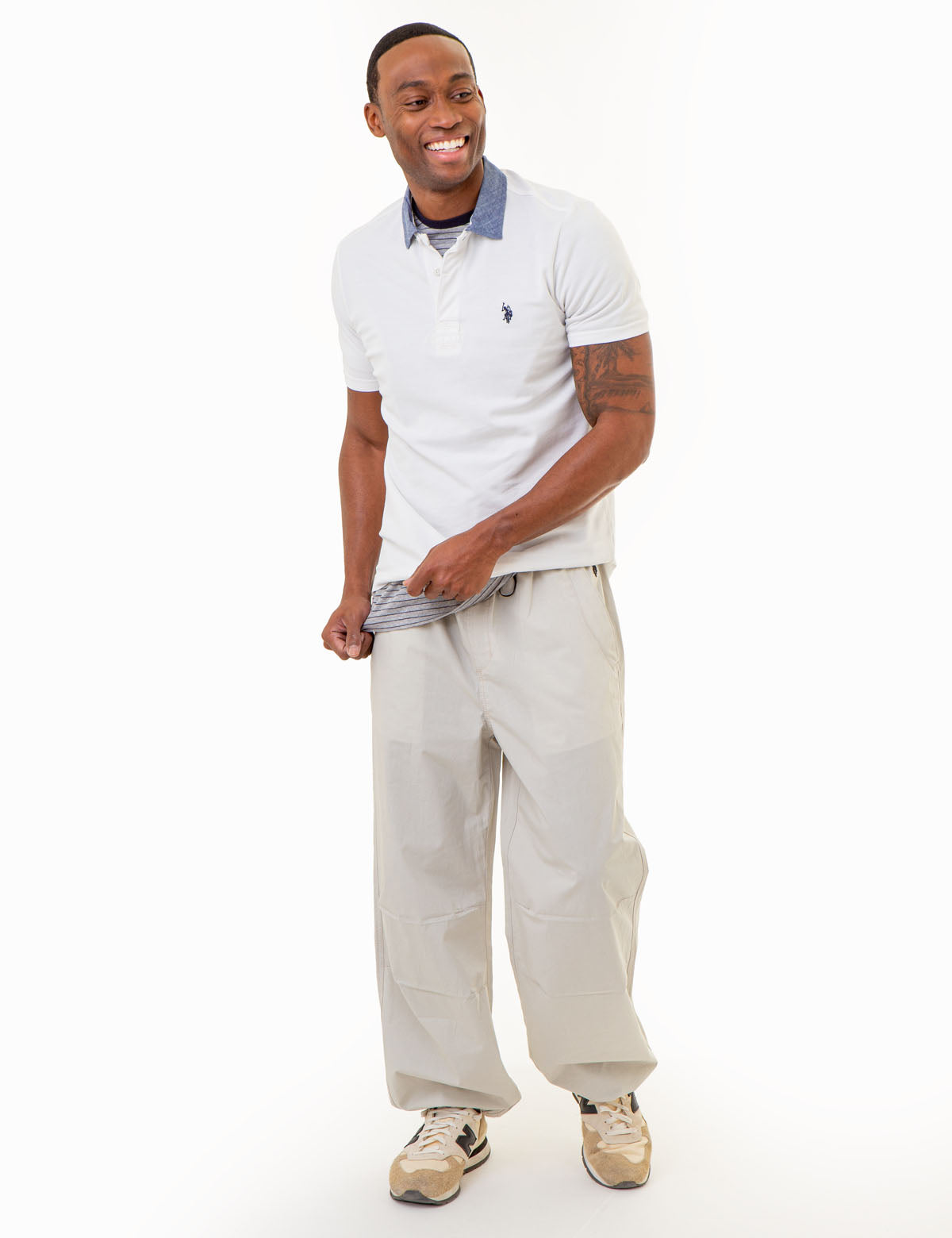 SLUB CANVAS COLLAR POLO SHIRT– U.S. Polo Assn.