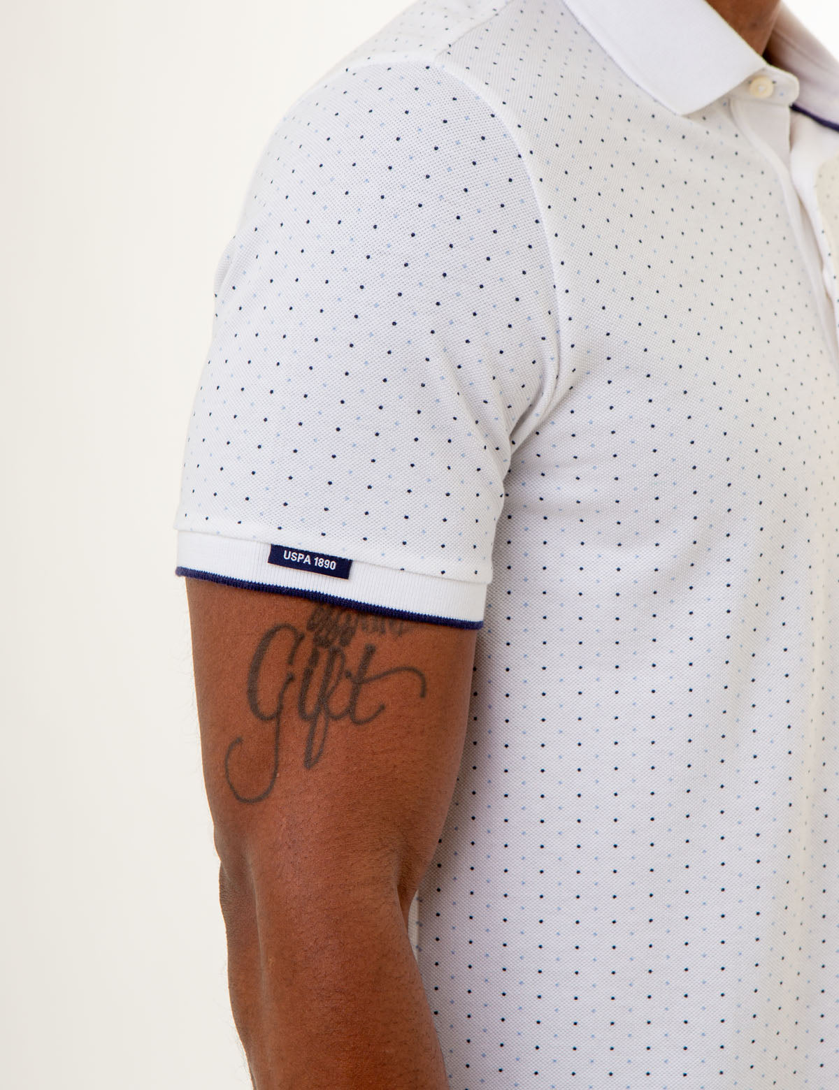 ALL OVER DOUBLE MINI DOT PRINT POLO SHIRT– U.S. Polo Assn.