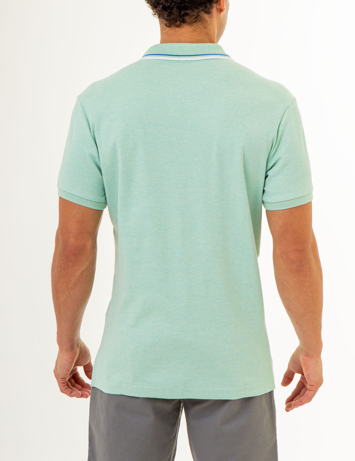 SLIM FIT SOLID INTERLOCK POLO SHIRT– U.S. Polo Assn.