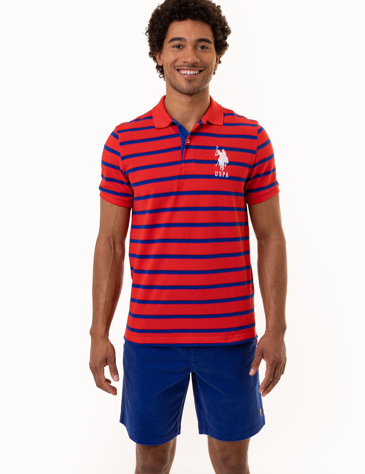 HORIZONTAL STRIPE PIQUE POLO SHIRT– U.S. Polo Assn.