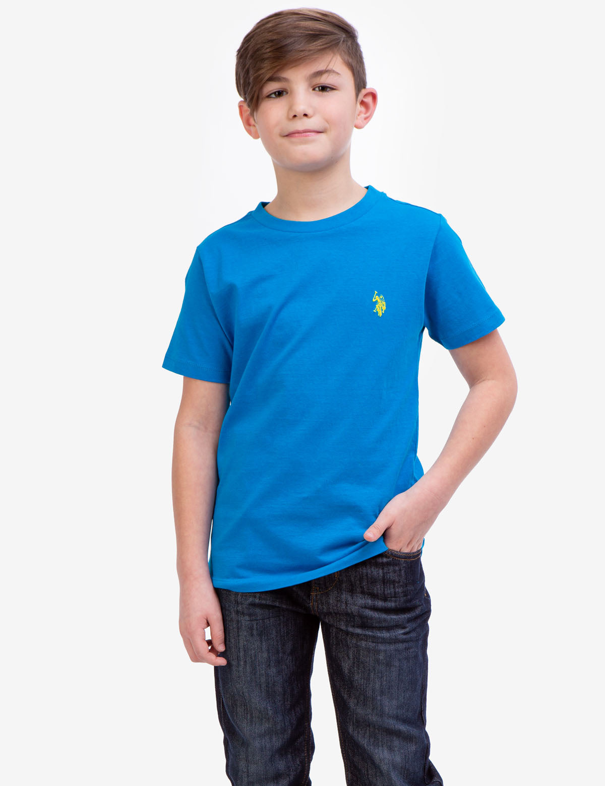 BOYS BASIC CREW NECK T-SHIRT– U.S. Polo Assn.